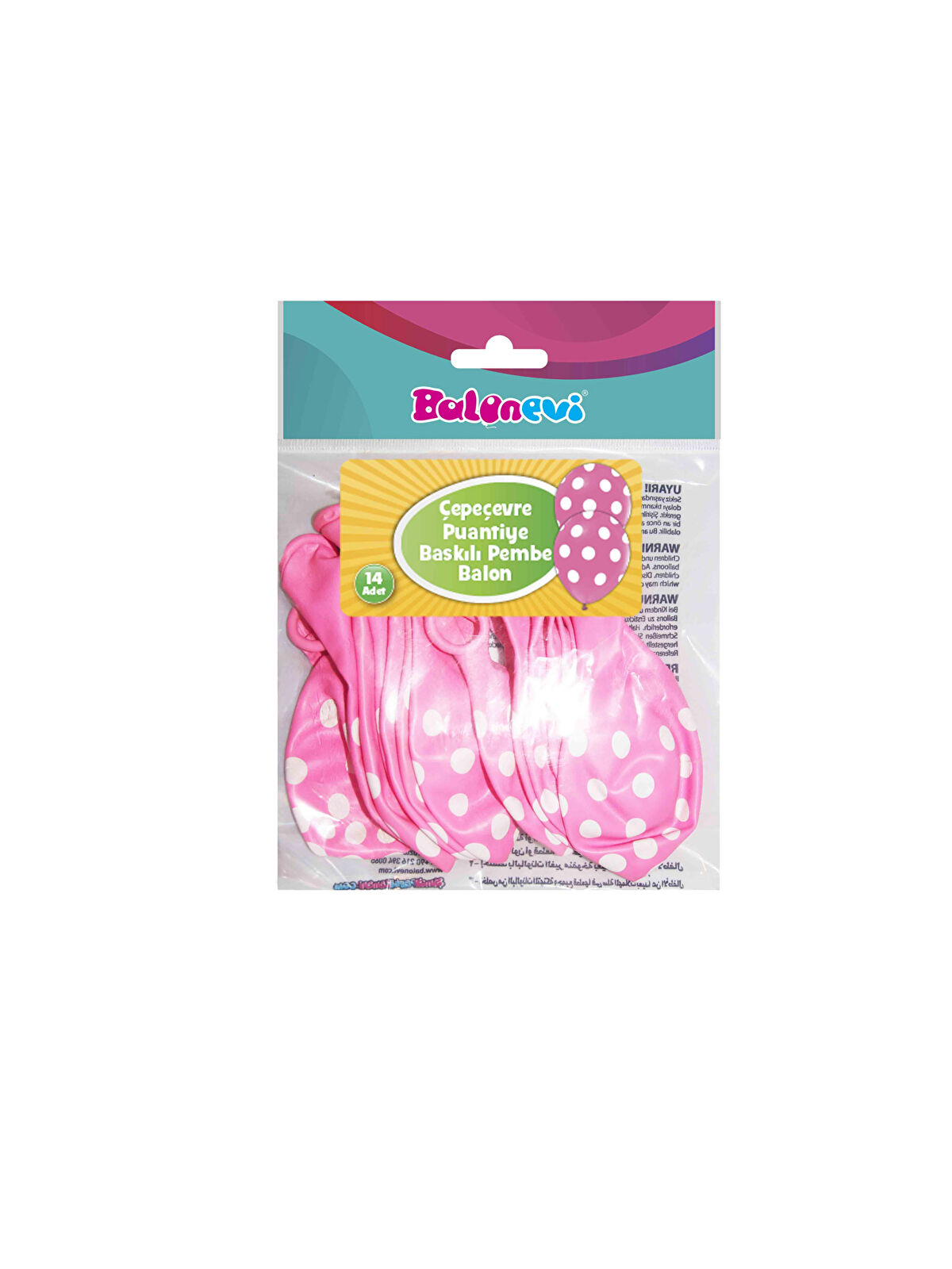 Balonevi Puantiyeli Balon 12'li Balonevi Puantiyeli Balon 12'li