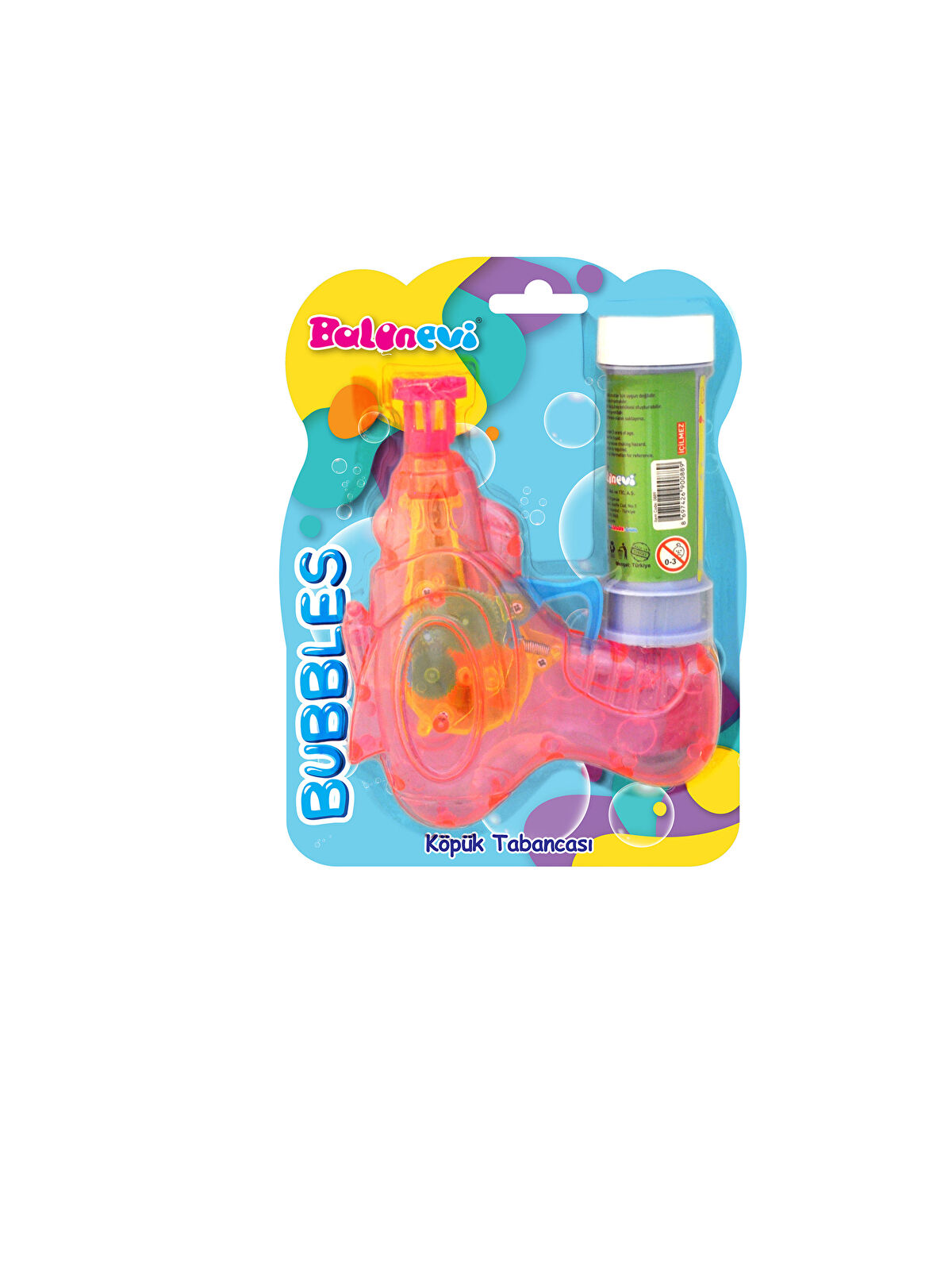 Balonevi Köpük Tabancası Blister (Işıksız) Balonevi Köpük Tabancası Blister (Işıksız)