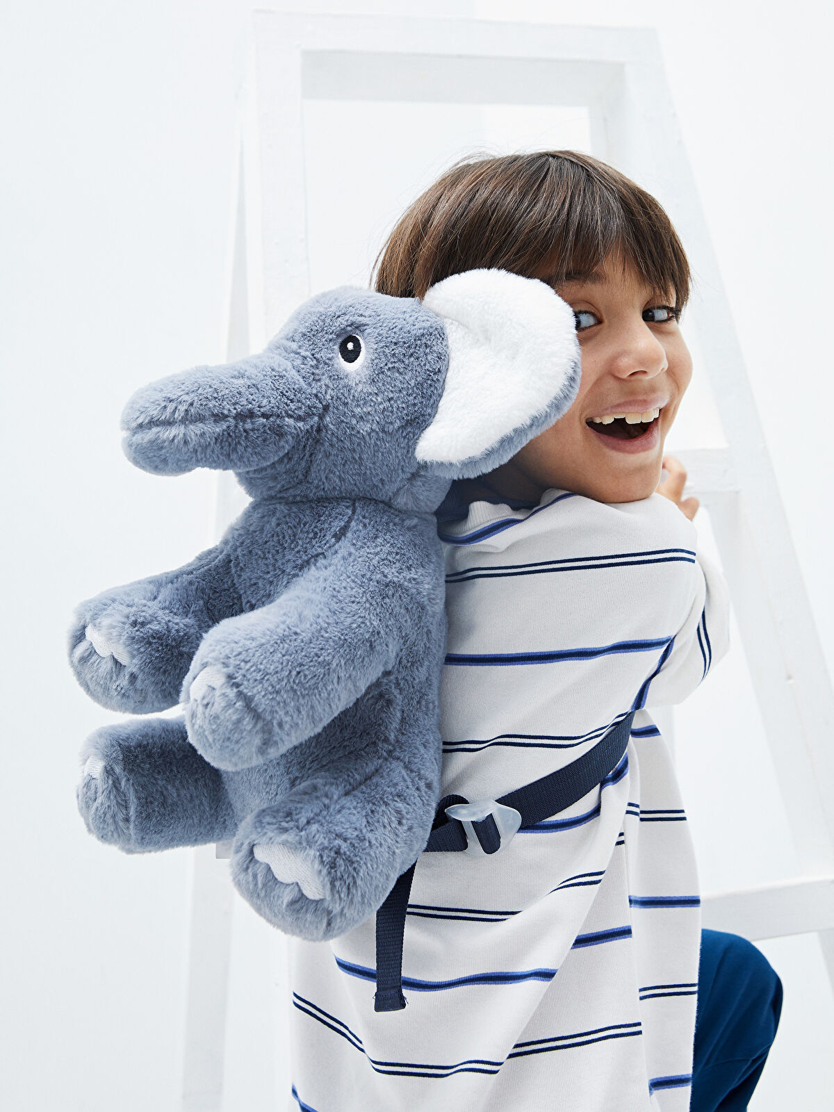 Erkek Çocuk Pelüş Fil Sırt Çantası