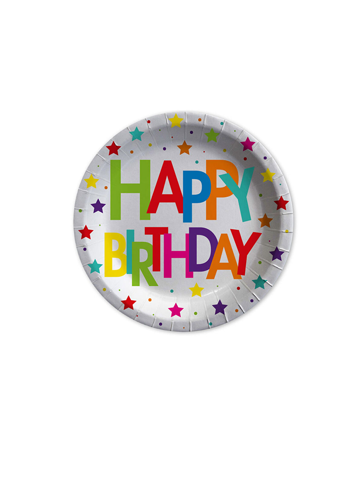 Balonevi Superstar Birthday Tabak 23Cm (8 Adet) Balonevi Superstar Birthday Tabak 23Cm (8 Adet)