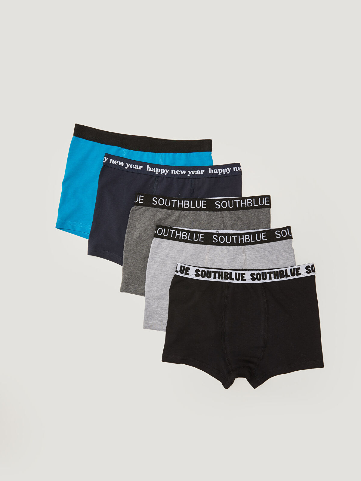 Slogan Baskılı Pamuklu Erkek Çocuk Boxer 5