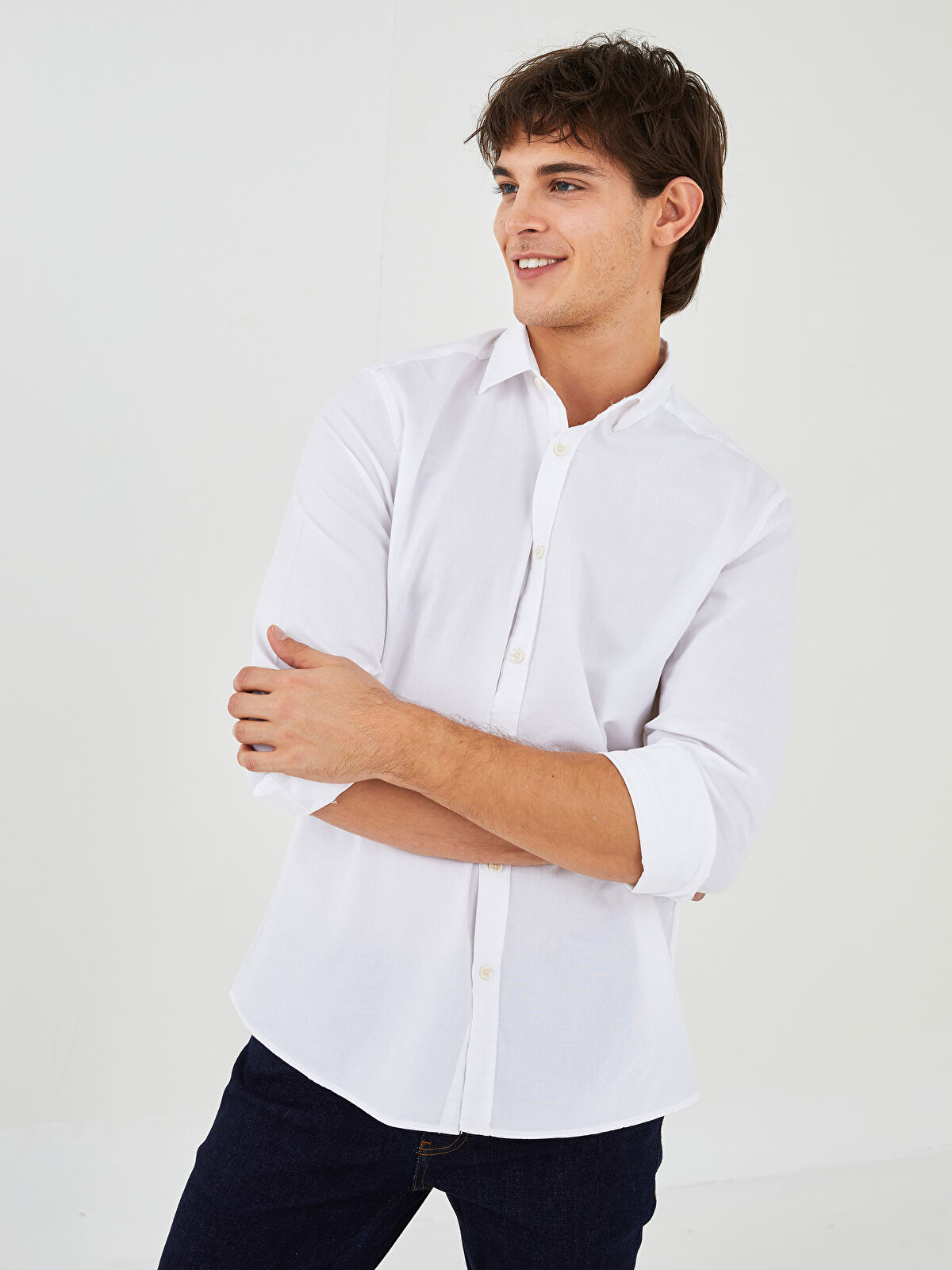 XSIDE Regular Fit Uzun Kollu Oxford Erkek Gömlek