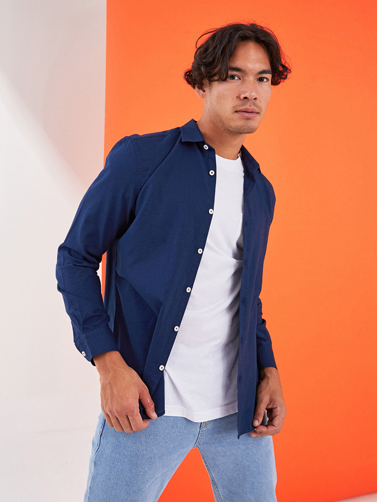 XSIDE Regular Fit Uzun Kollu Oxford Erkek Gömlek