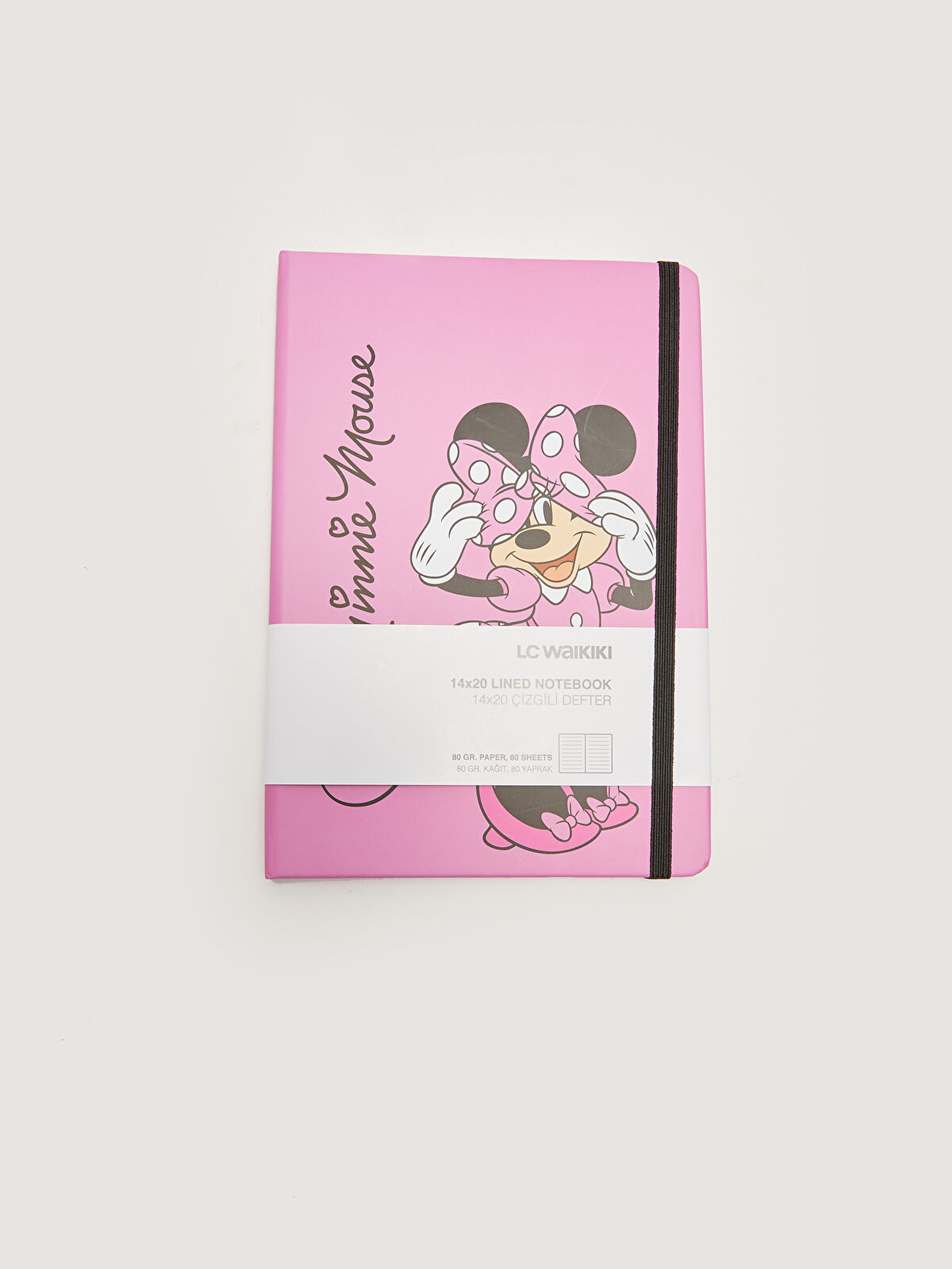 Minnie Mouse Lisanslı Çizgili Not Defteri Minnie Mouse Lisanslı Çizgili Not Defteri