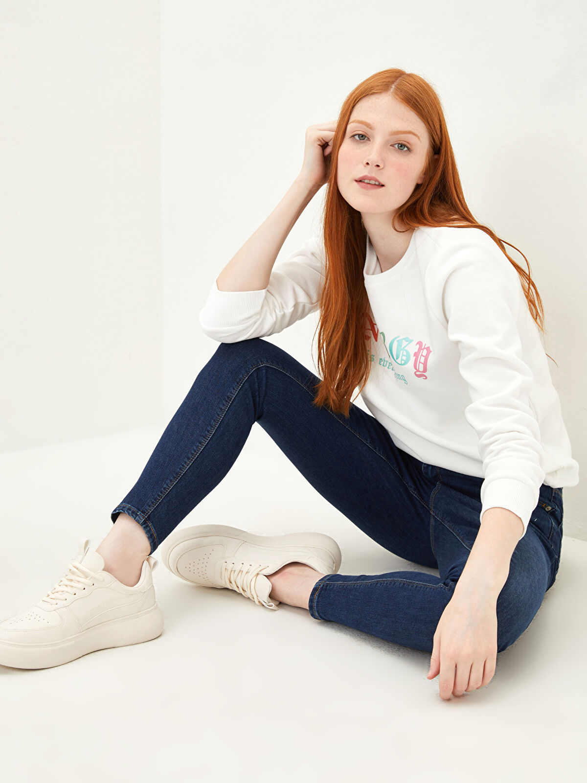 Normal Bel Skinny Fit Cep Detaylı Rodeo Kadın Jean Pantolon