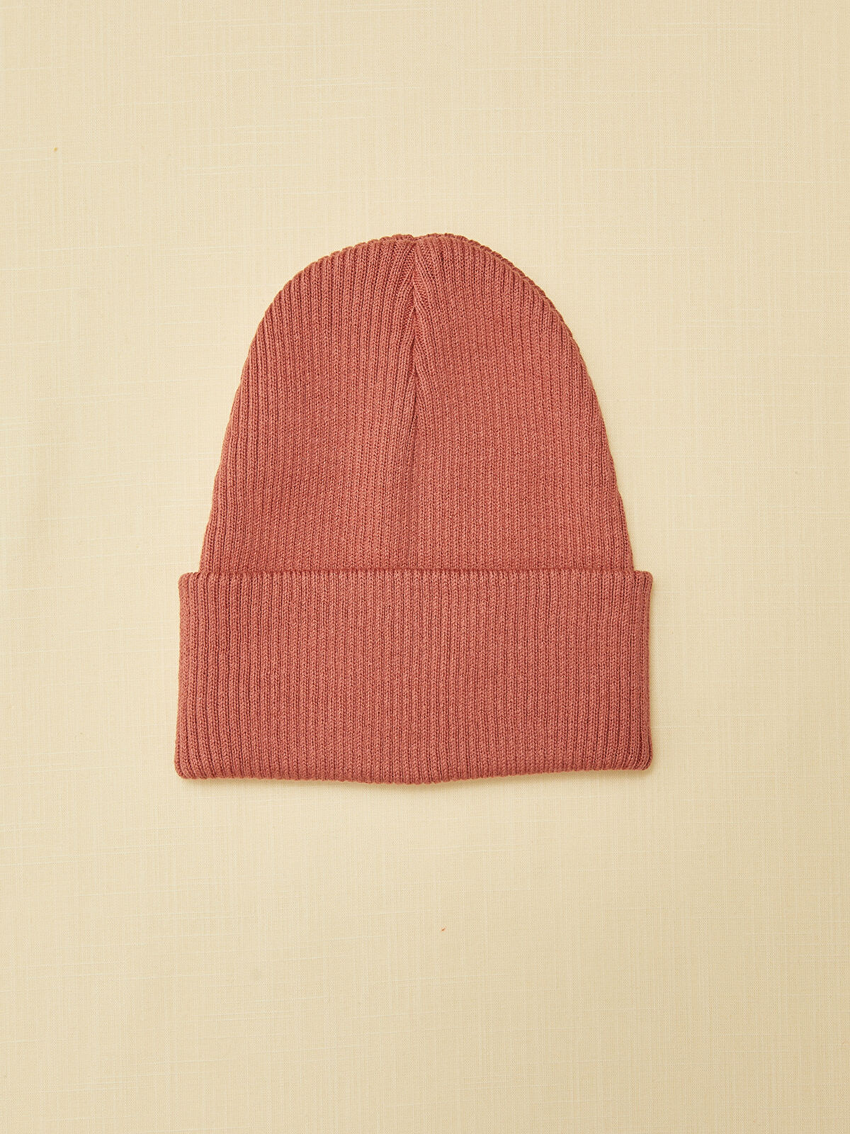 LCW GREEN Basic Organik Pamuklu Kız Bebek Triko Bere