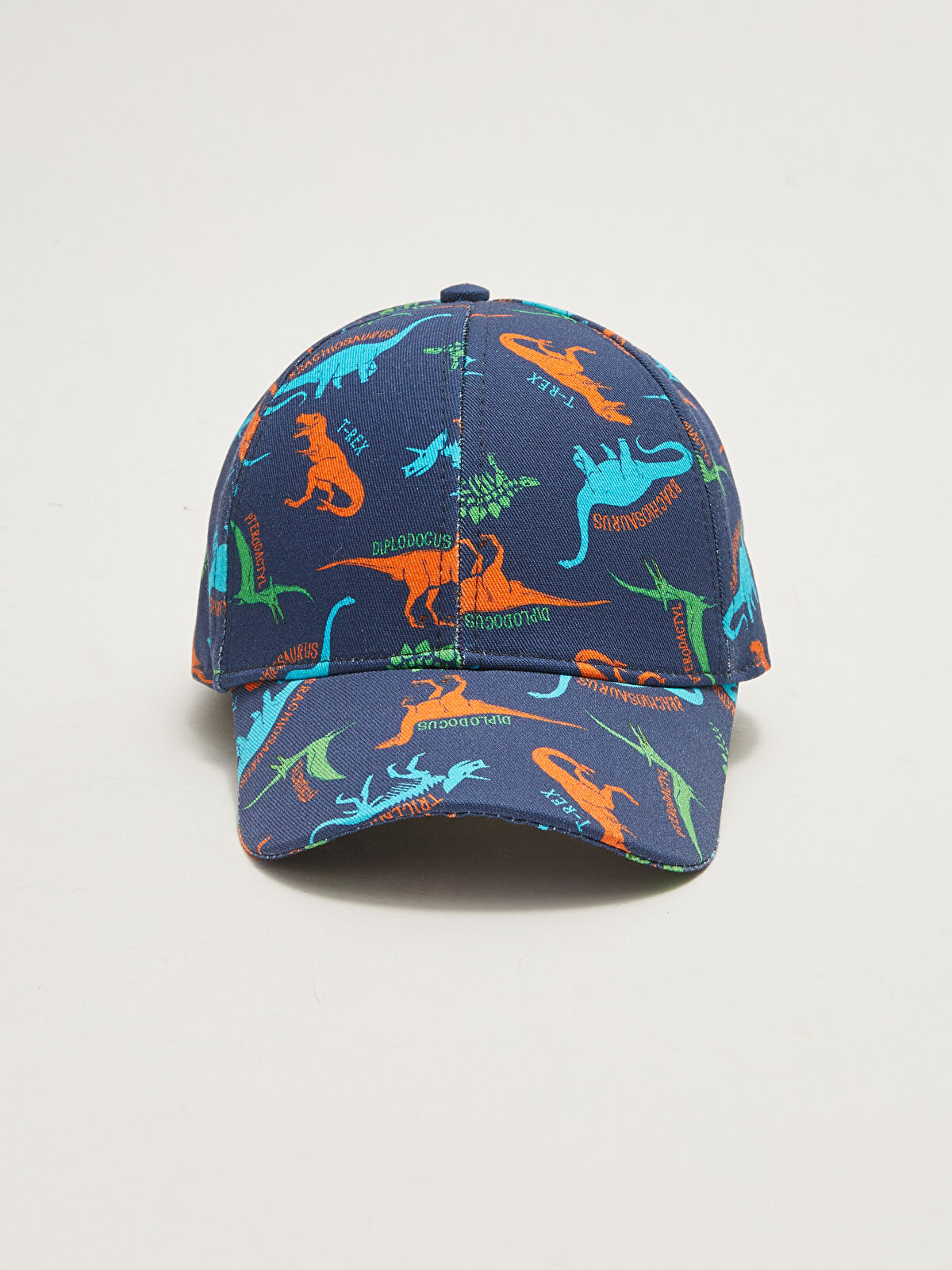 Erkek Çocuk Dinazor Baskılı Kep Şapka