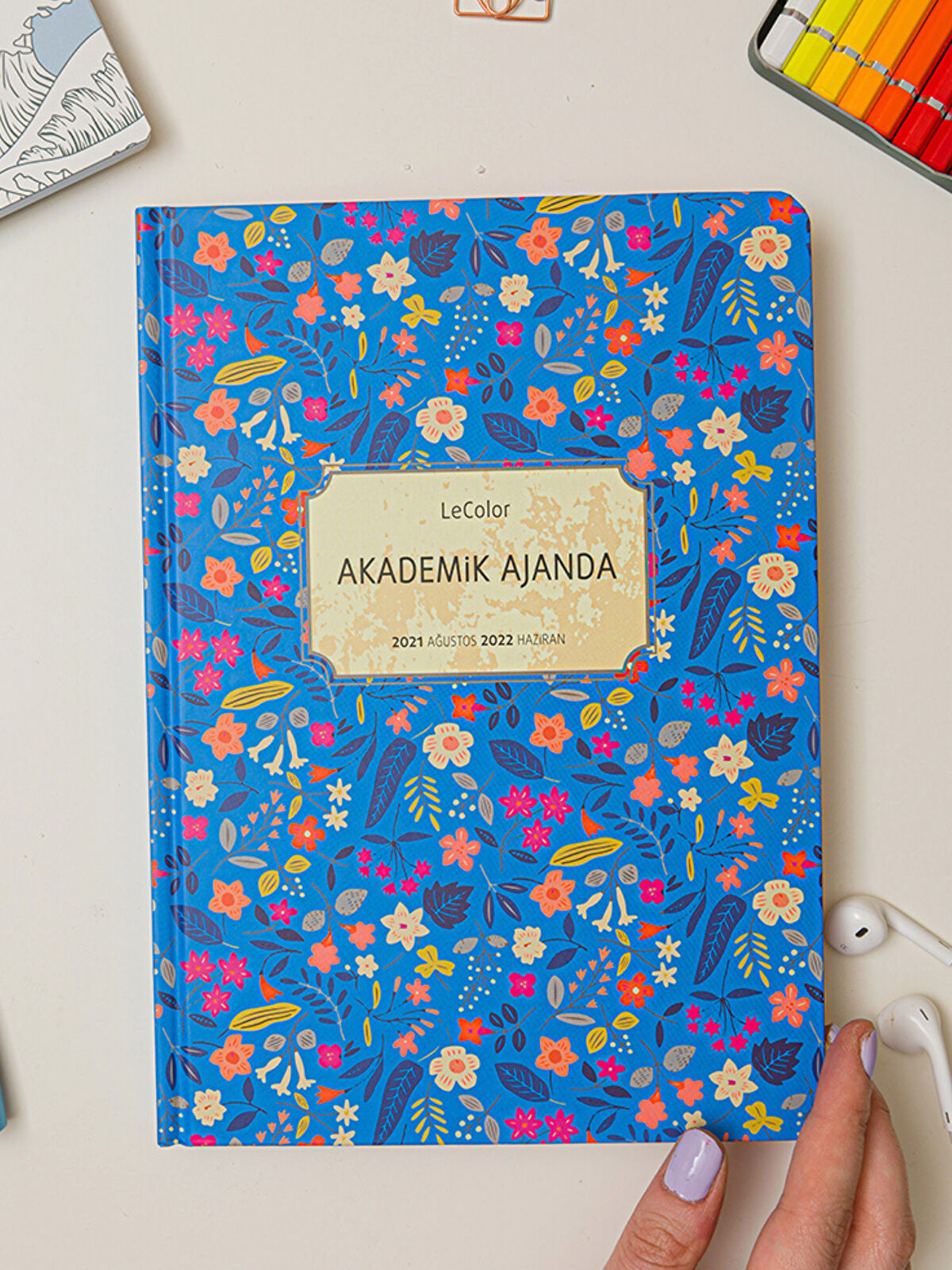 Le Color Çiçekli Akademik Ajanda Le Color Çiçekli Akademik Ajanda