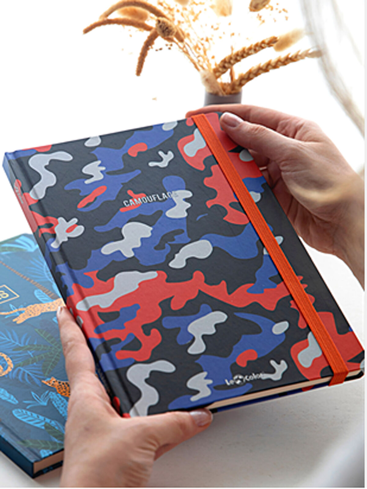 Le Color Kareli Kamuflaj Defter