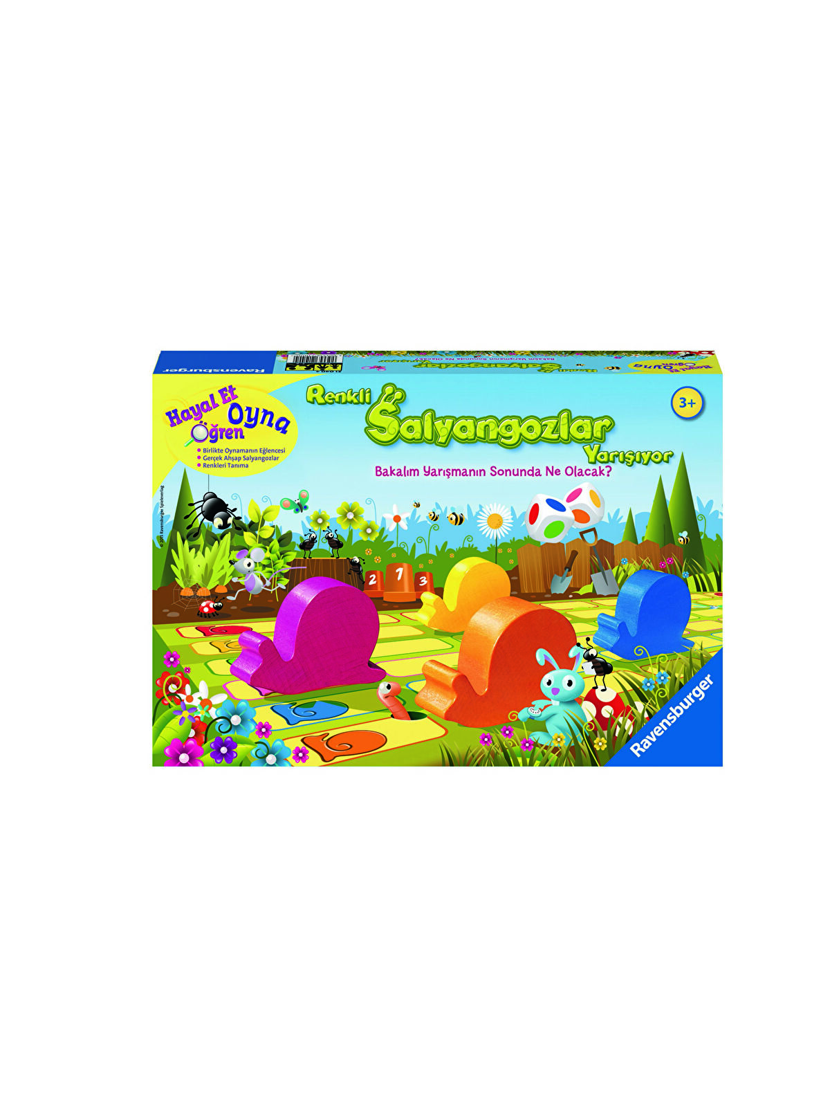 Ravensburger Renkli Salyangozlar Yarışıyor Eğitici Oyuncak