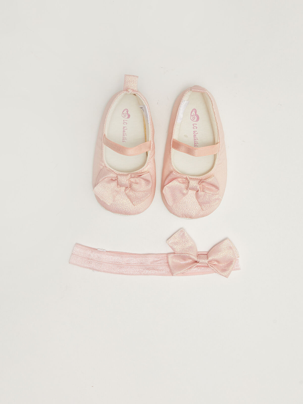 Pamuk Astarlı Lastikli Kız Bebek Yürüme Öncesi Babet