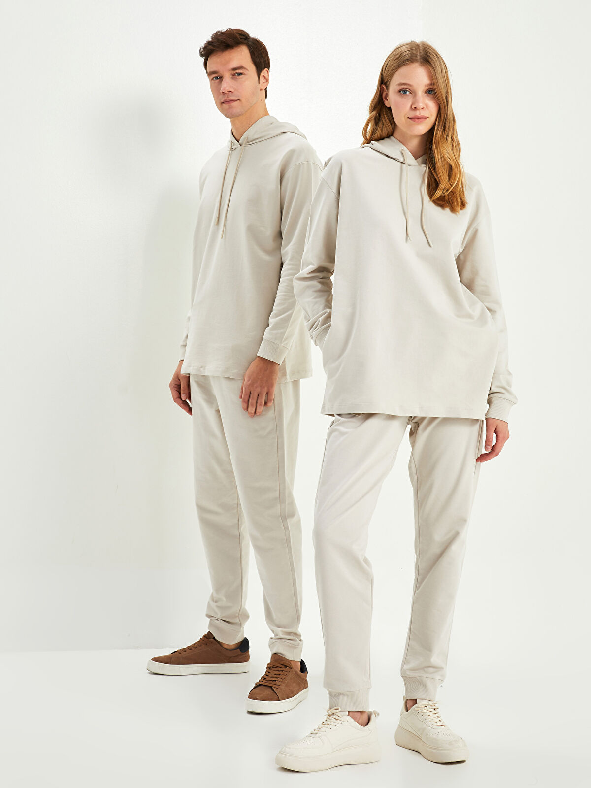 LCW BASIC Beli Lastikli Düz Cep Detaylı Kadın Jogger Eşofman Altı