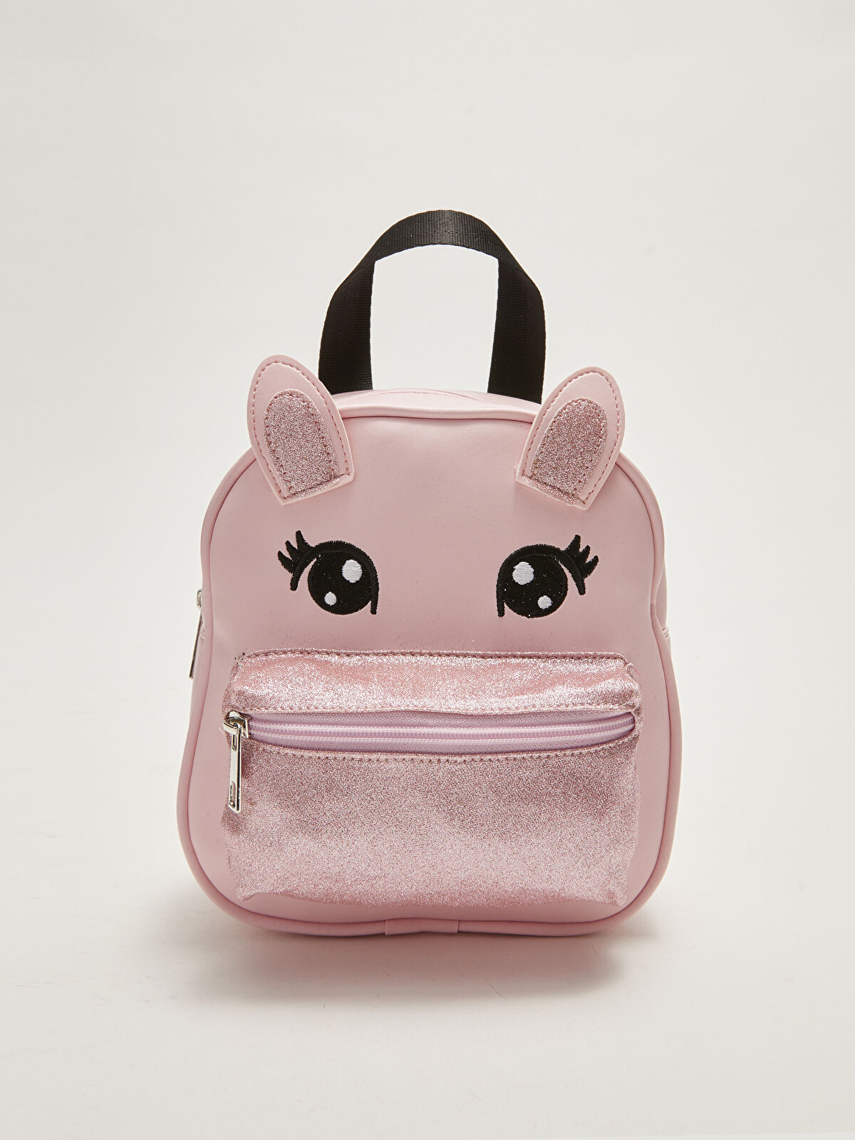 Kız Çocuk Hayvan Figürlü Nakışlı 3D Sırt Çantası