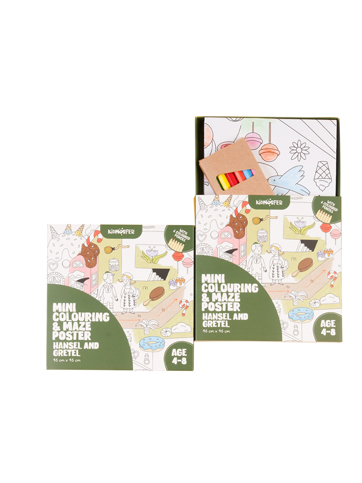 Kidmosfer Hansel And Gretel Mini Colouring & Maze Poster Kidmosfer Hansel And Gretel Mini Colouring & Maze Poster