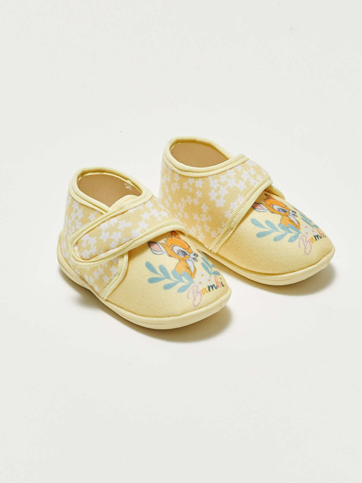 Bambi Lisanslı Cırt Cırtlı Kız Bebek Panduf