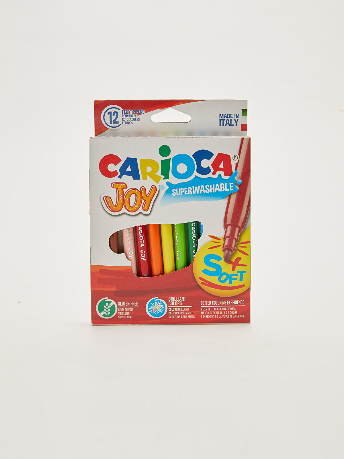 Carioca Süper Yıkanabilir Keçeli Boya Kalemi 12'Li