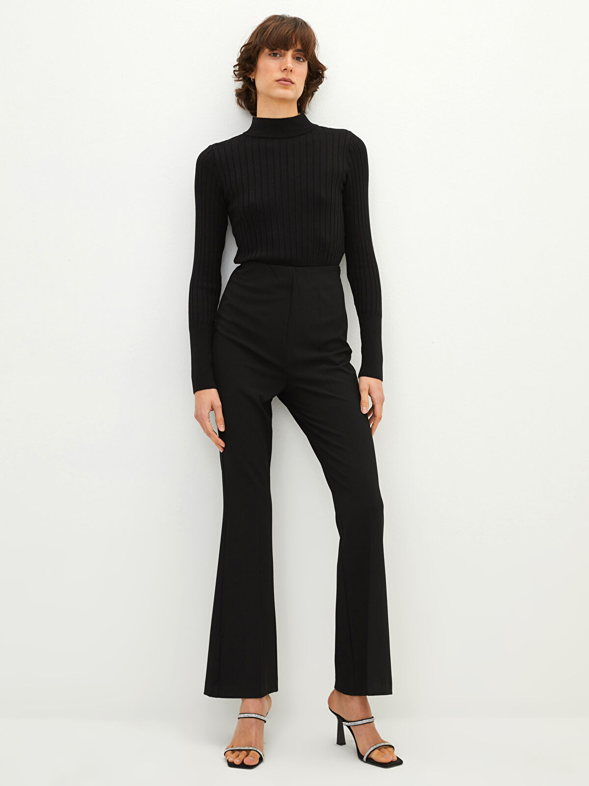 LCW VISION Beli Fermuarlu Dar Fit Kadın Pantolon