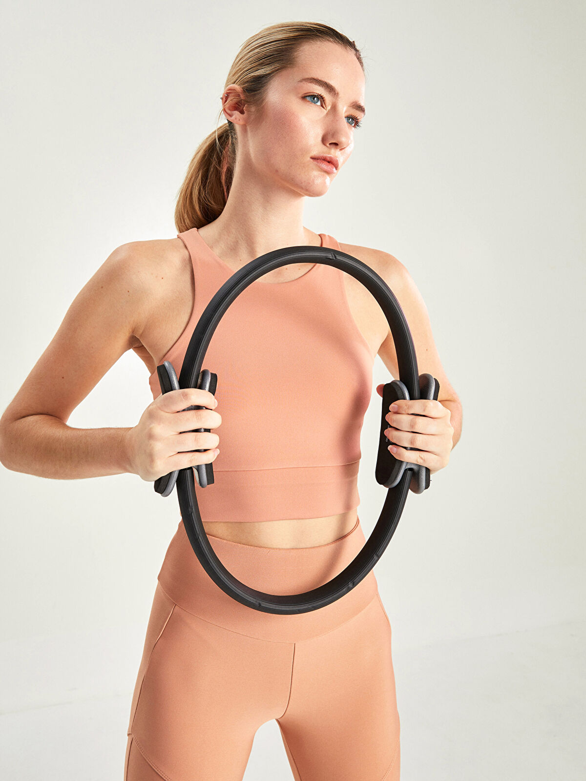 LCW ACTIVE Bisiklet Yaka Düz Kadın Spor Büstiyer