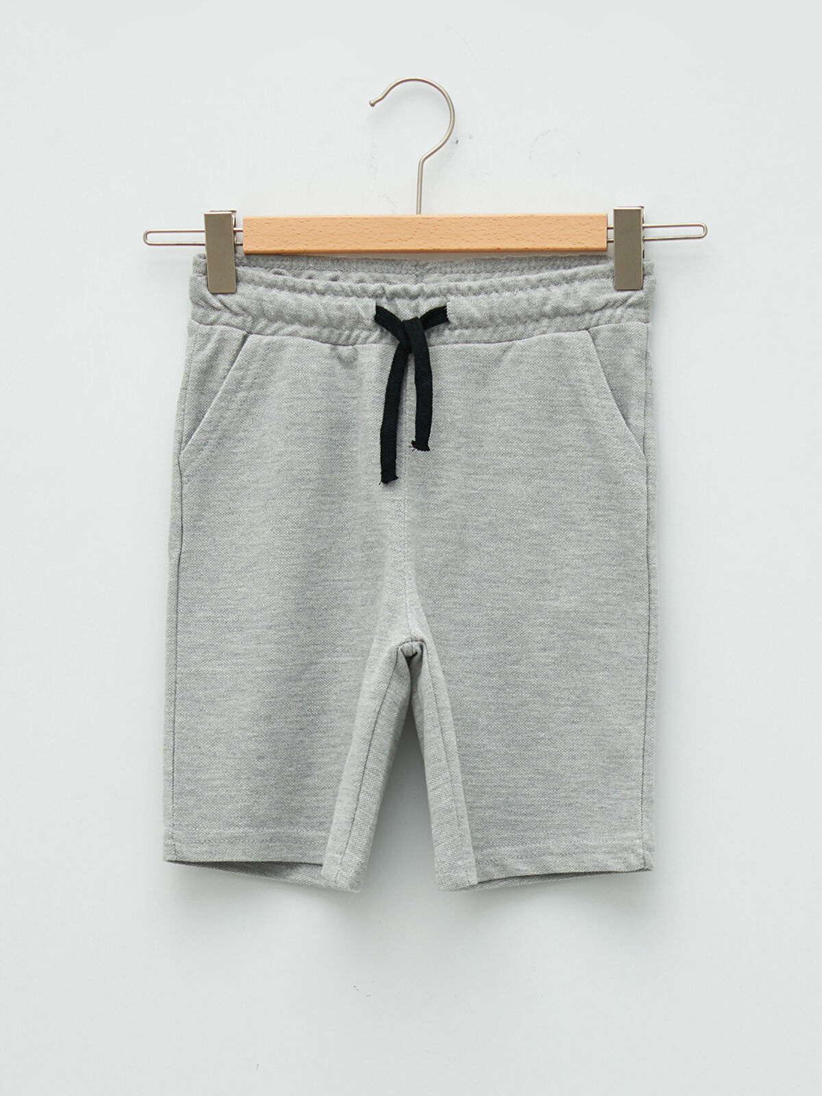 Beli Lastikli Basic Erkek Çocuk Bermuda Şort