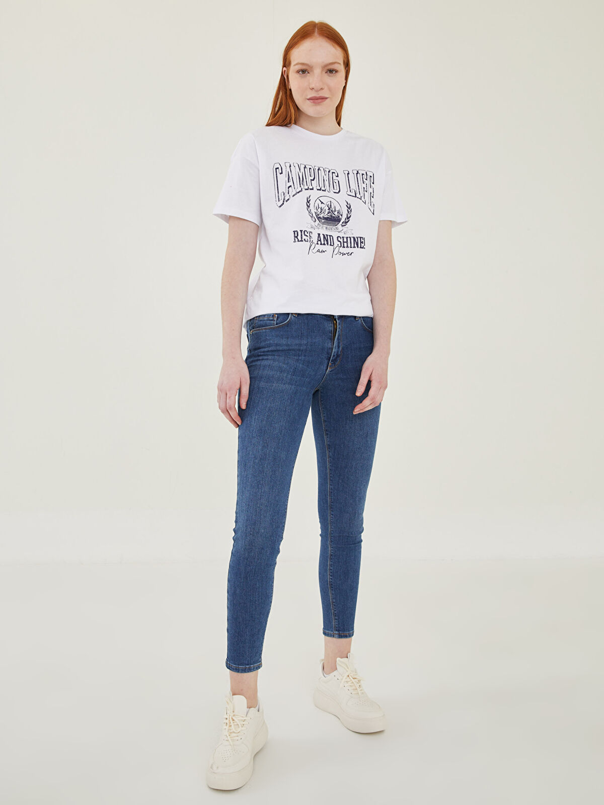 Skinny Fit Denim Kadın Jean