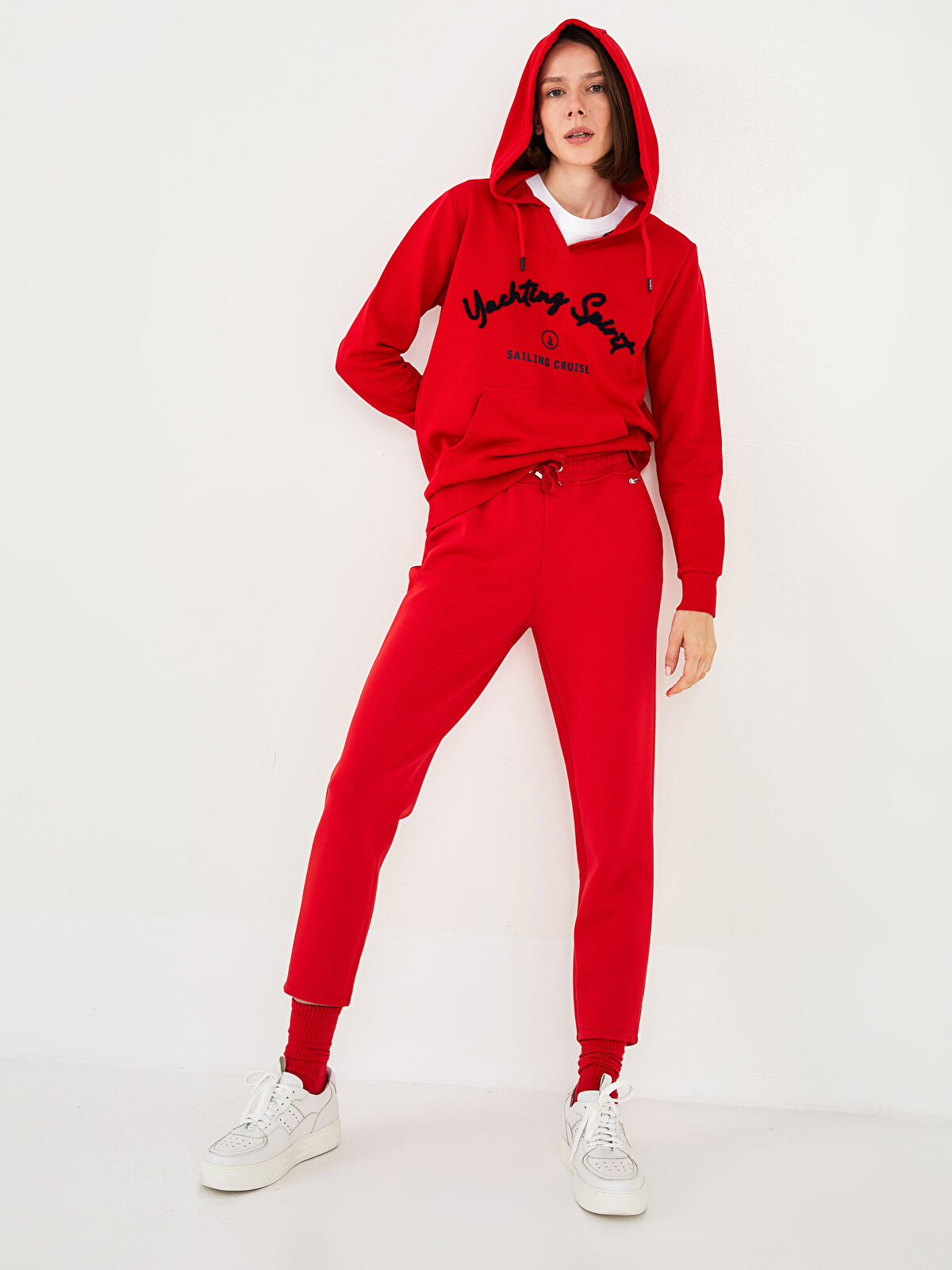 SOUTHBLUE Beli Lastikli Düz Cep Detaylı Kadın Eşofman Altı