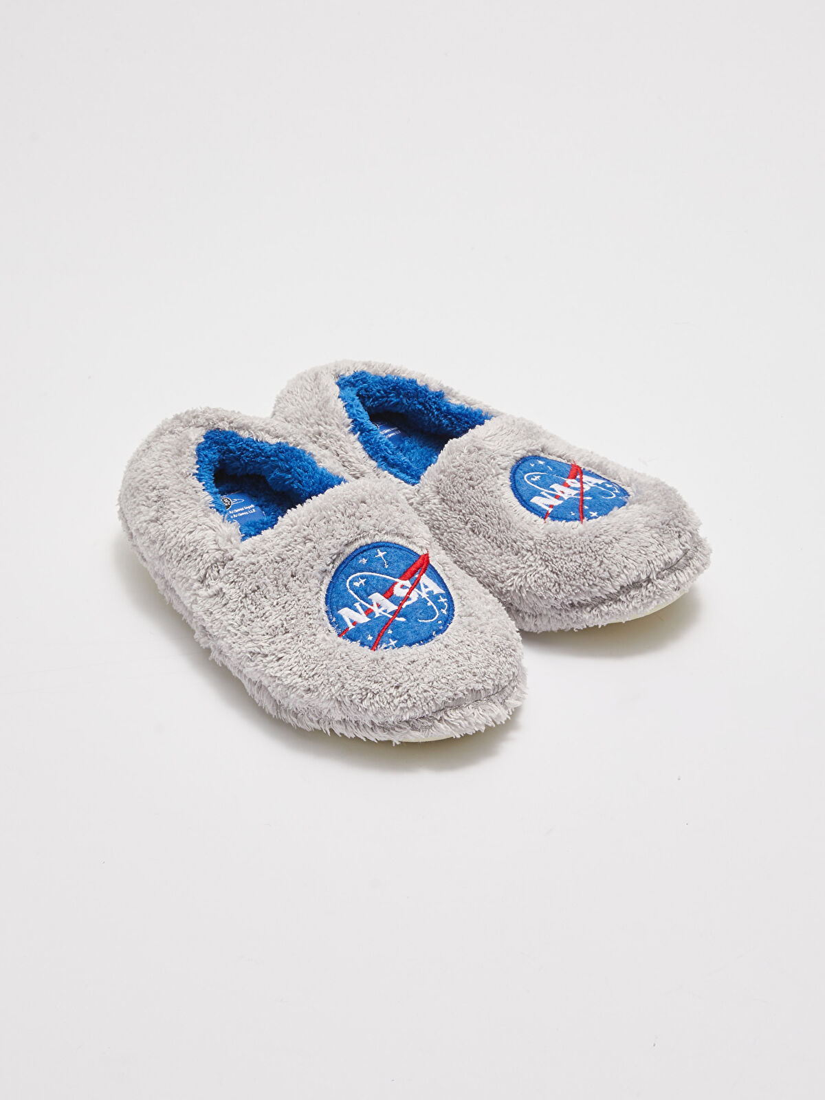 Nasa Lisanslı Pelüş Erkek Çocuk Ev Ayakkabısı