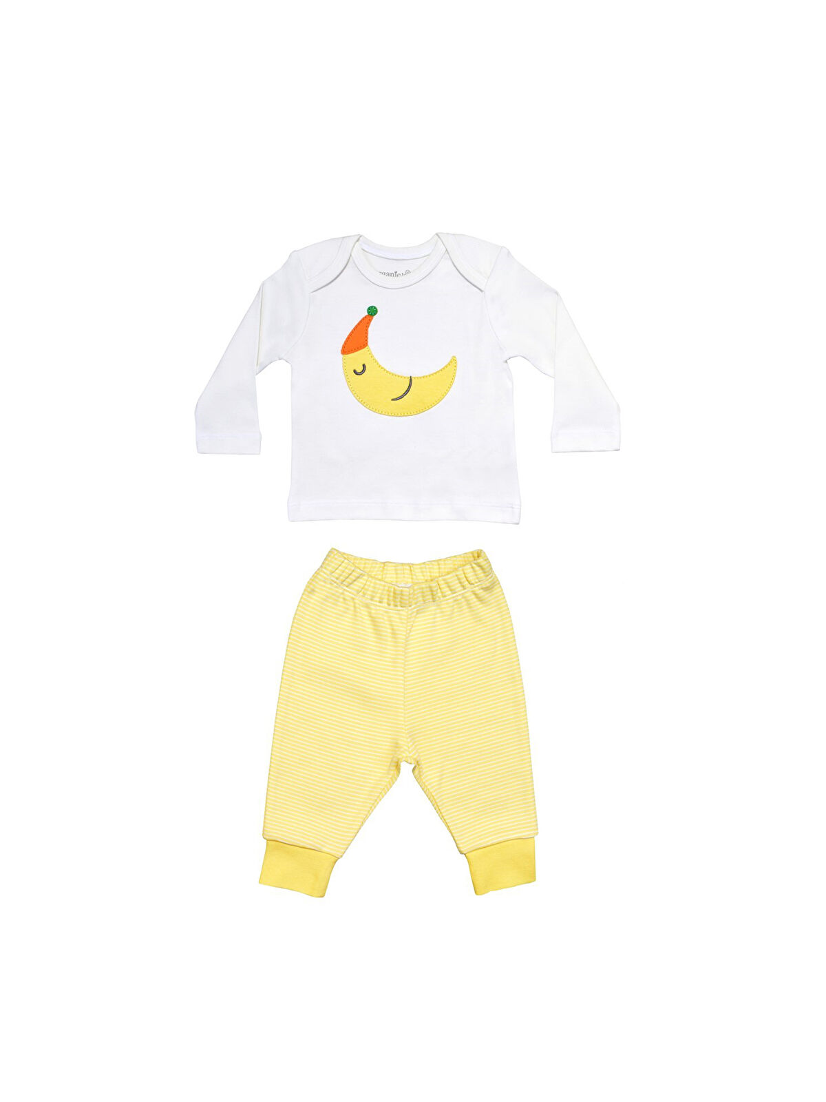 Organickid Organik Pamuklu Nakışlı Pijama Takımı