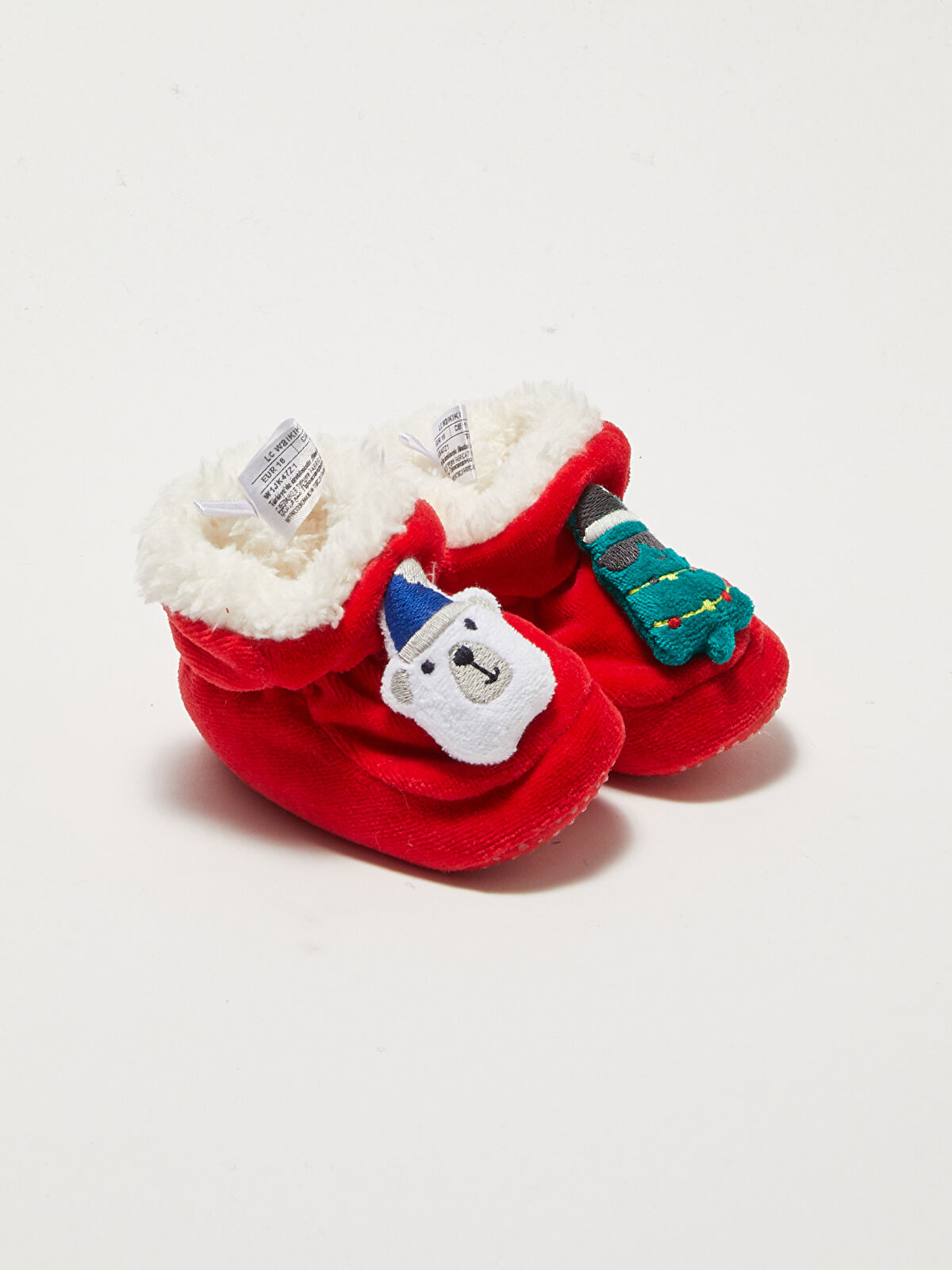 Yılbaşı Temalı 3D Detaylı Erkek Bebek Yürüme Öncesi Ev Botu