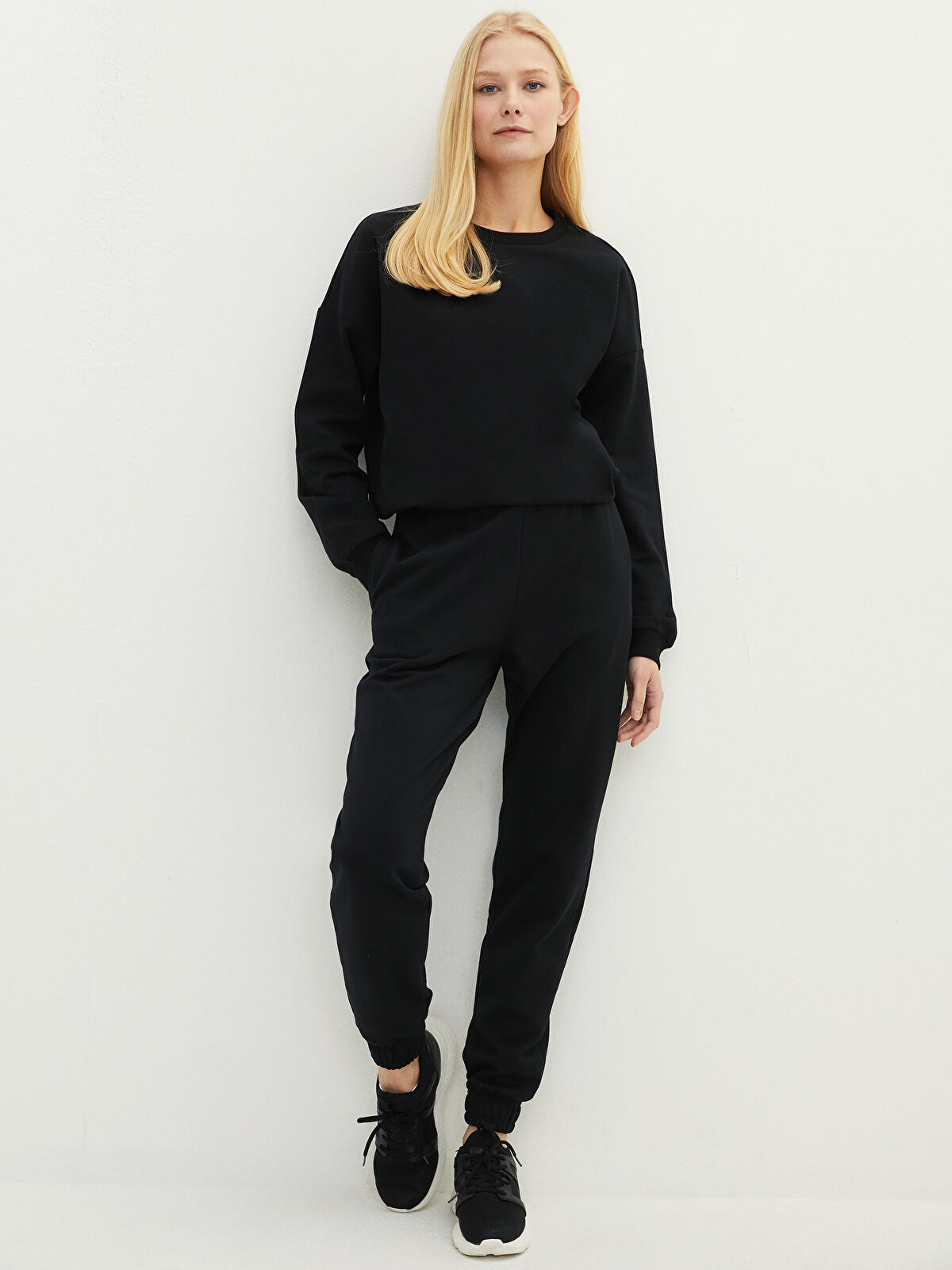 LCW GREEN Beli Lastikli Bağlama Detaylı Kadın Jogger Eşofman Altı