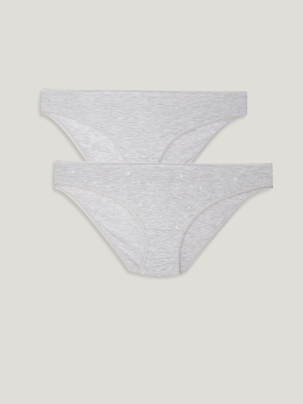 LCW DREAM Yıldız Desenli Bikini Külot 2'li Paket