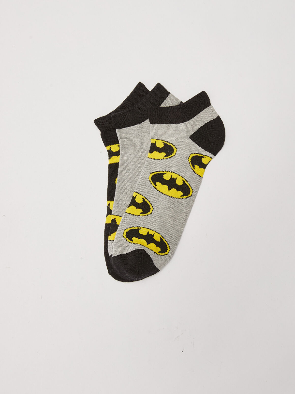 Batman Baskılı Erkek Patik Çorap 3'lü