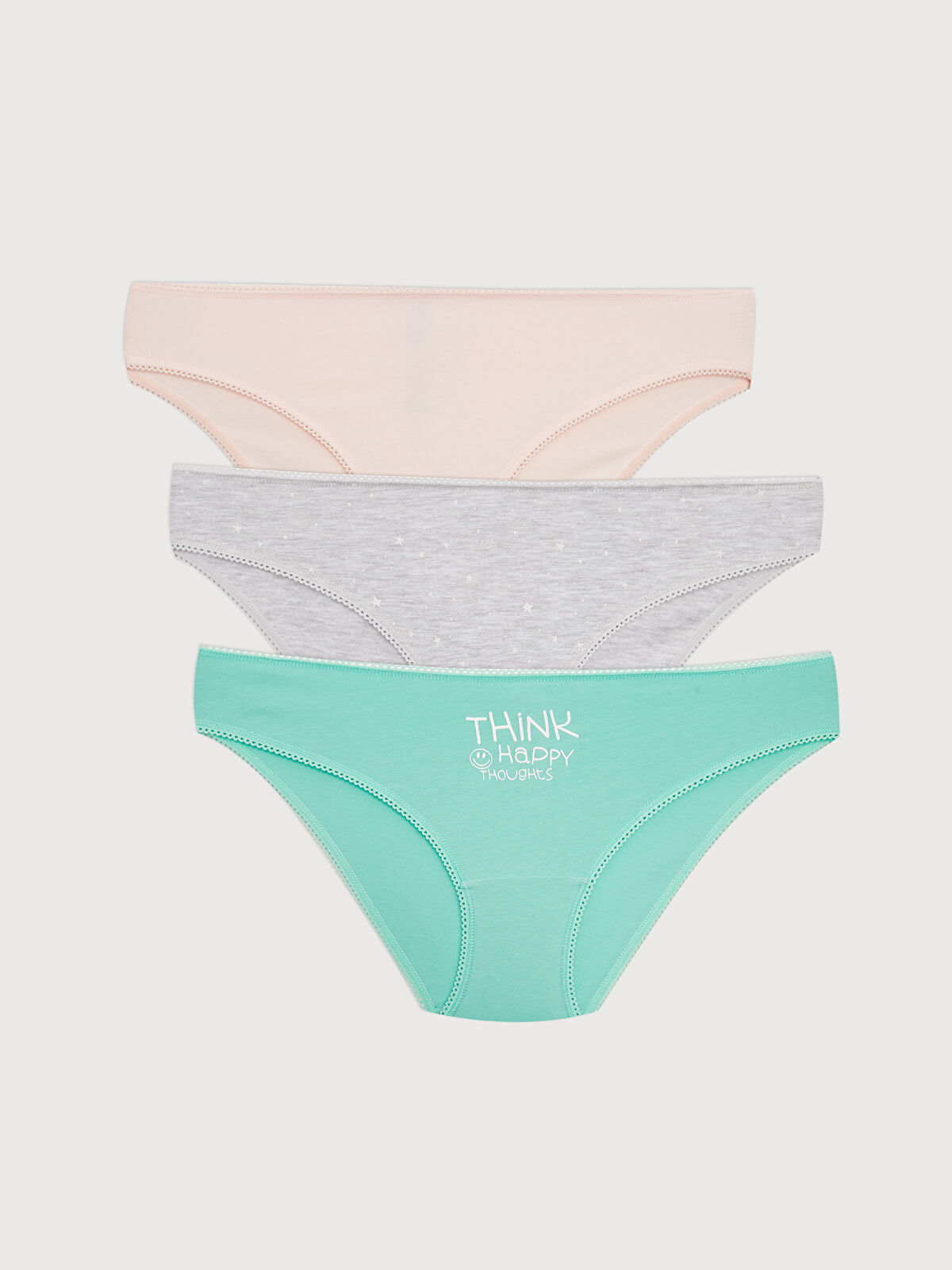 LCW DREAM Desenli Bikini Külot 3'lü Paket