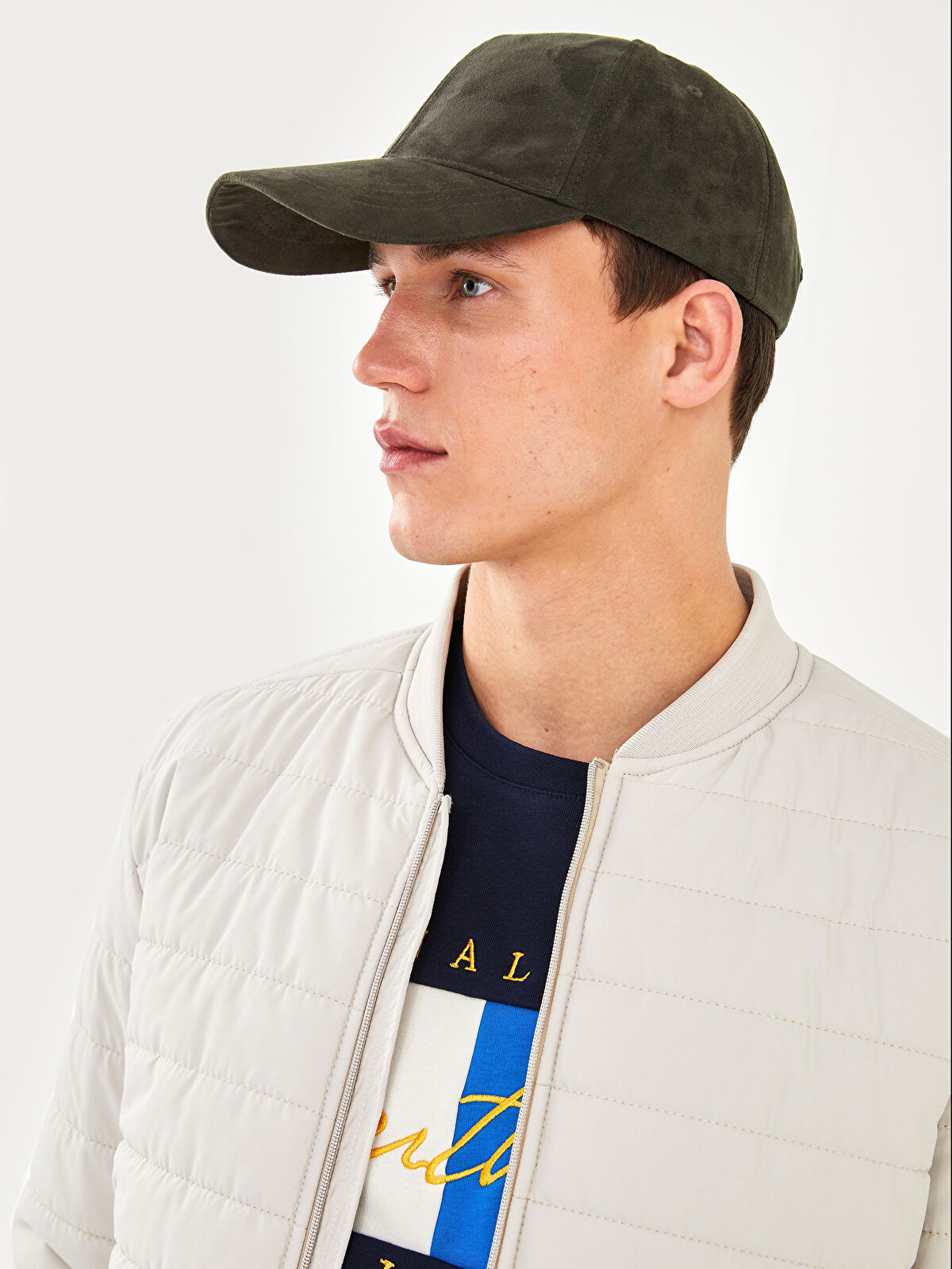 SOUTHBLUE Standart Kalıp Kolej Yaka Erkek Şişme Mont