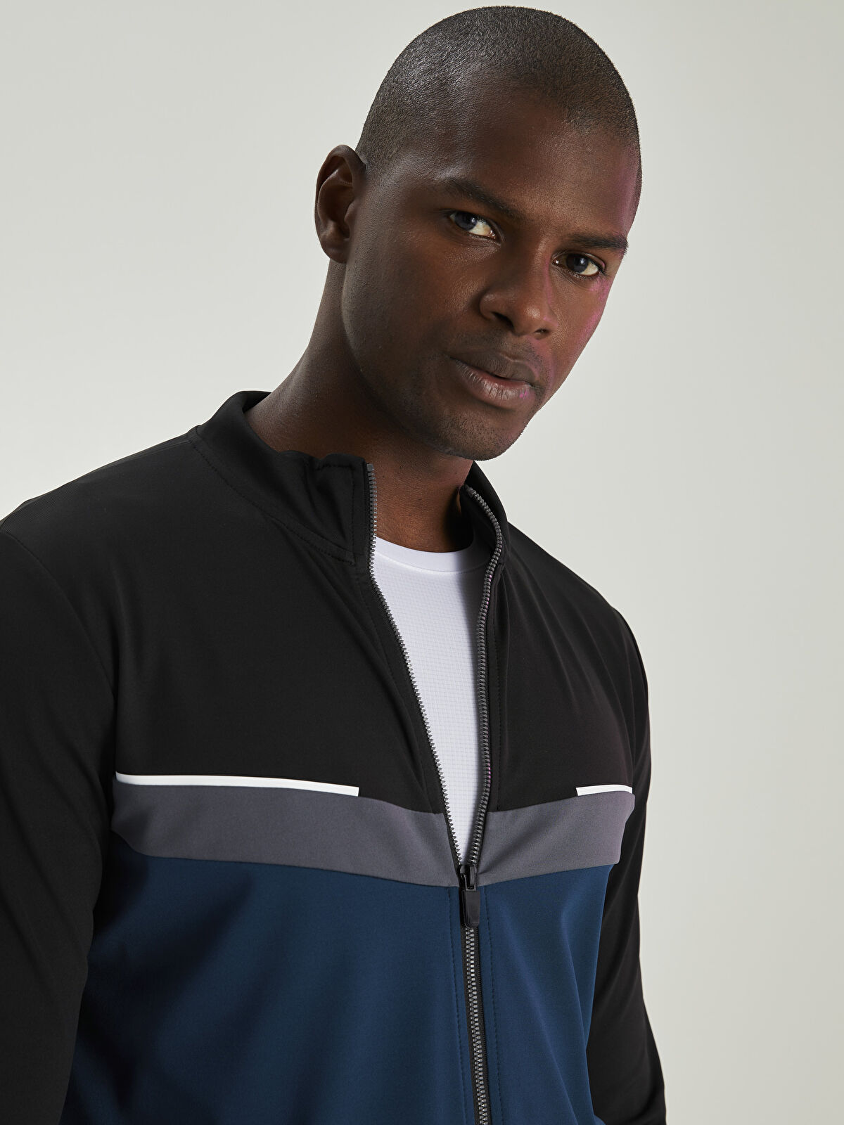 LCW SPORTS Standart Kalıp Dik Yaka Erkek Aktif Spor Hırka