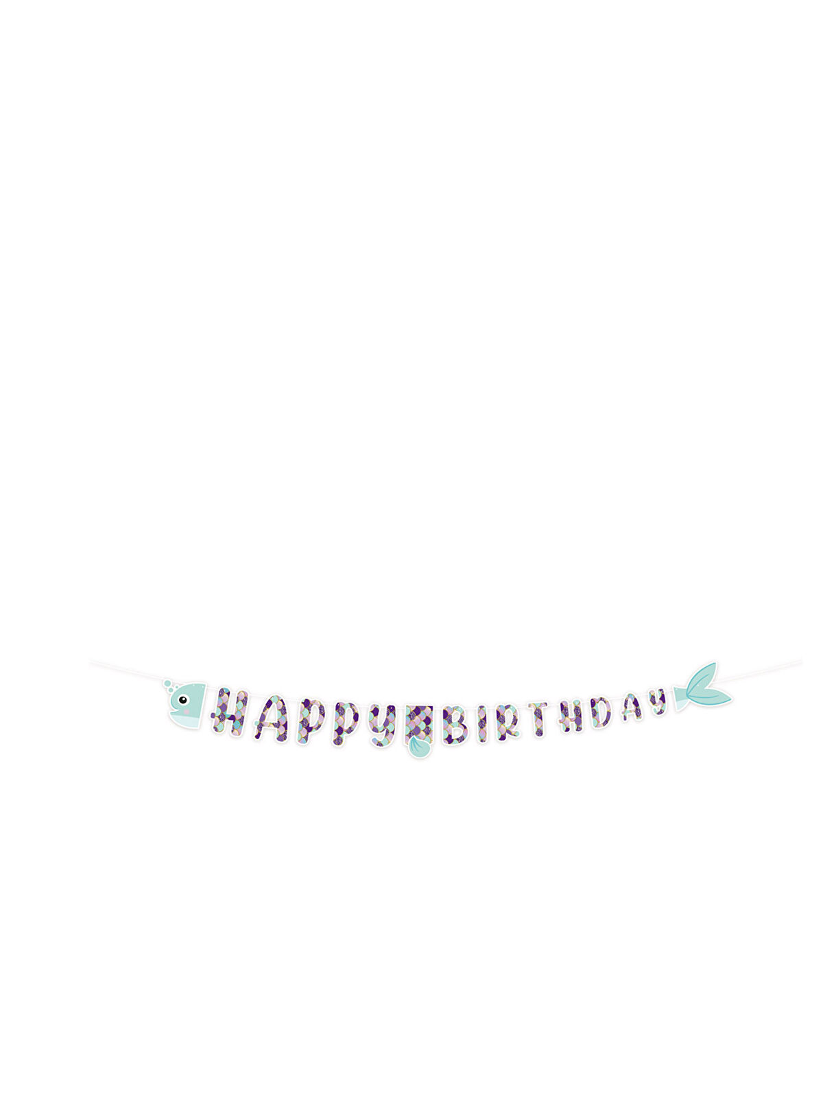 Balonevi Pırıltılı Deniz Kızı Happy Birthday Set Balonevi Pırıltılı Deniz Kızı Happy Birthday Set