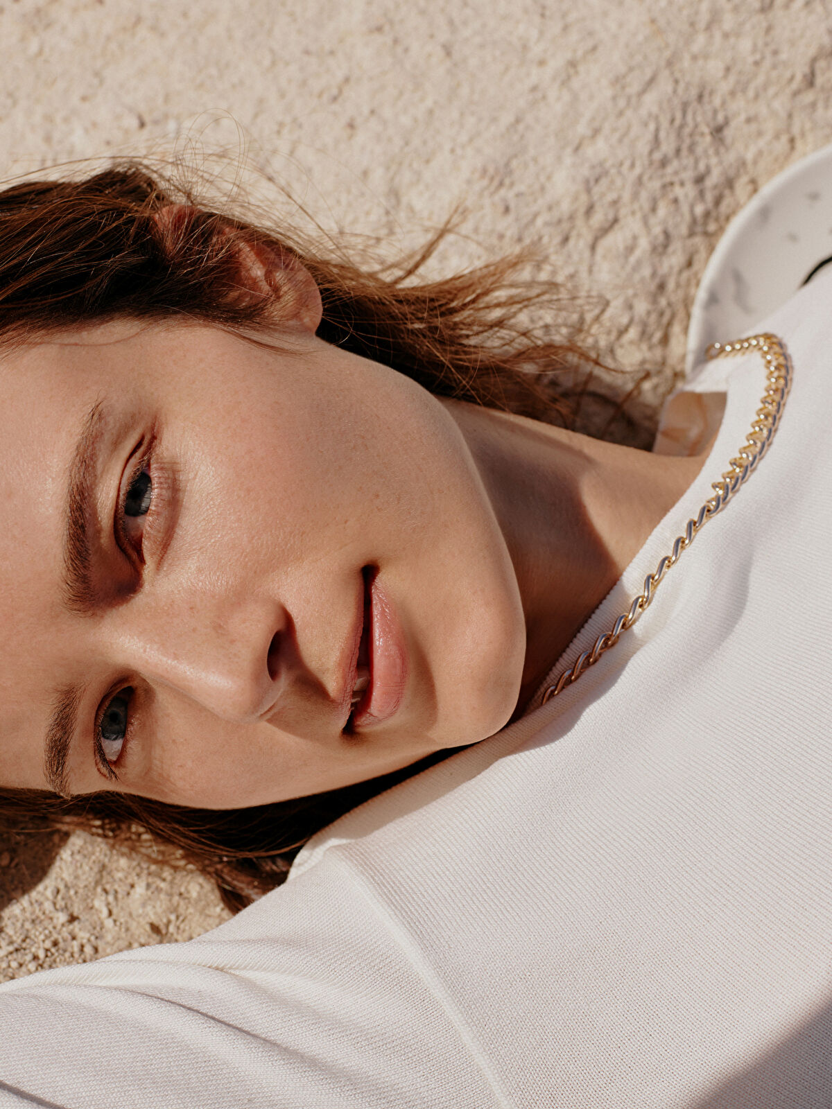 GAMZE SARAÇOĞLU X LCW VISION KADIN TRİKO KAZAK - BİSİKLET YAKA ZİNCİR DETAYLI UZUN KOLLU