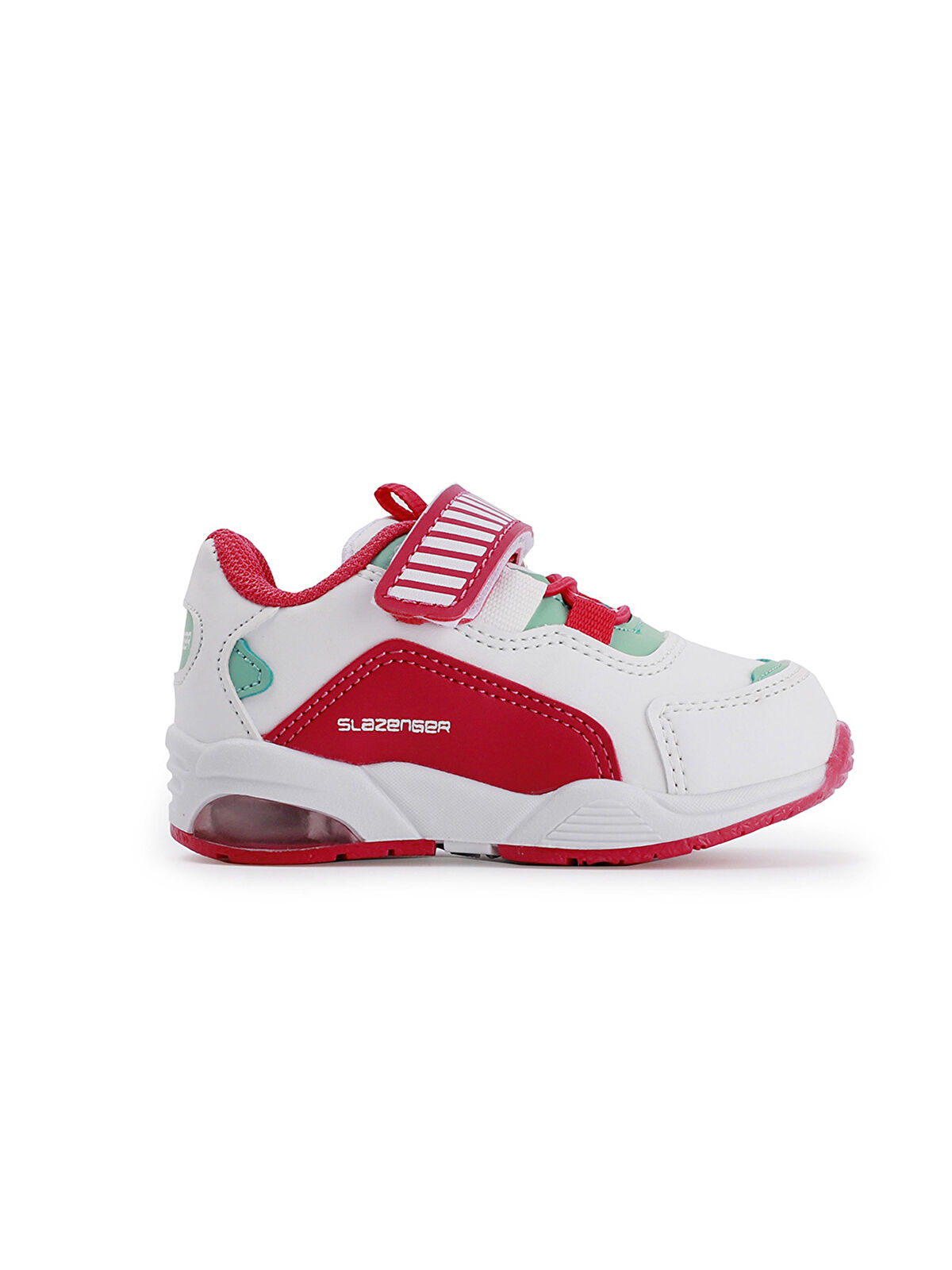 Slazenger Kız Çocuk Bağcık ve Cırt Cırt Kapamalı File Detaylı Spor Ayakkabı