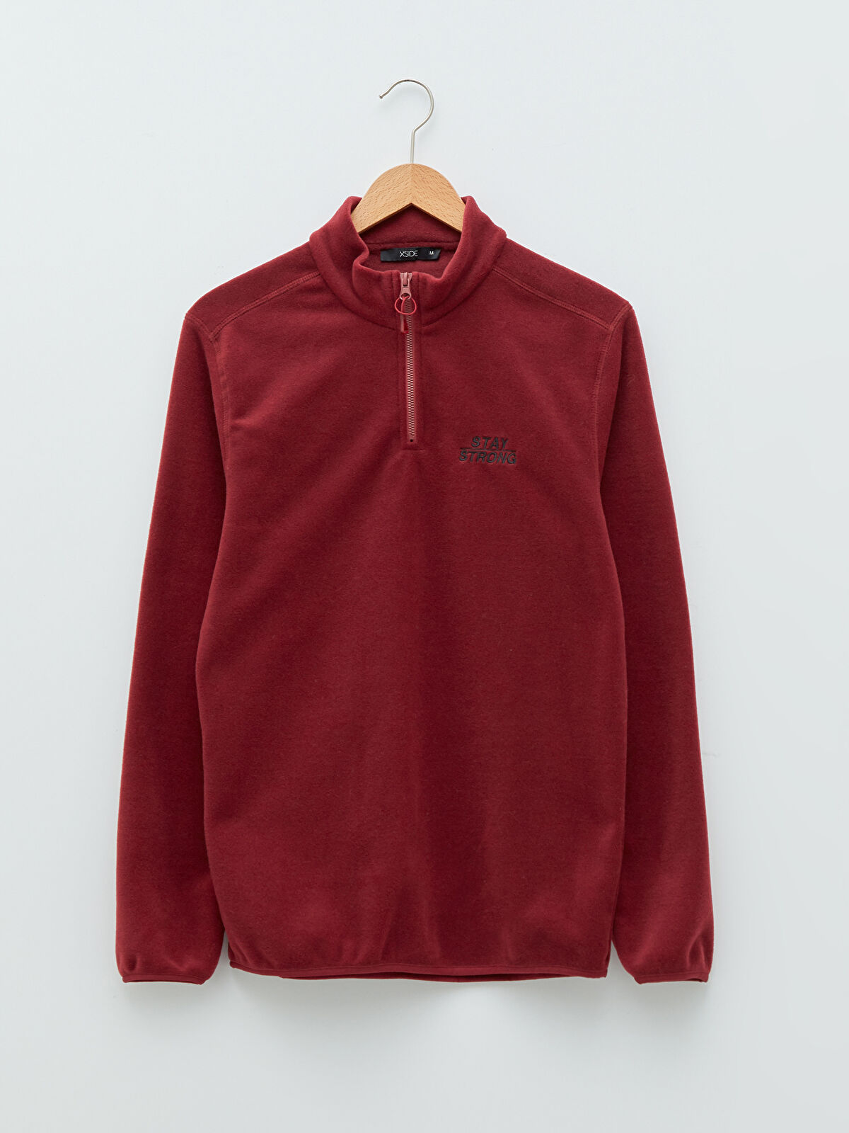 XSIDE Dik Yaka Uzun Kollu Polar Erkek Sweatshirt