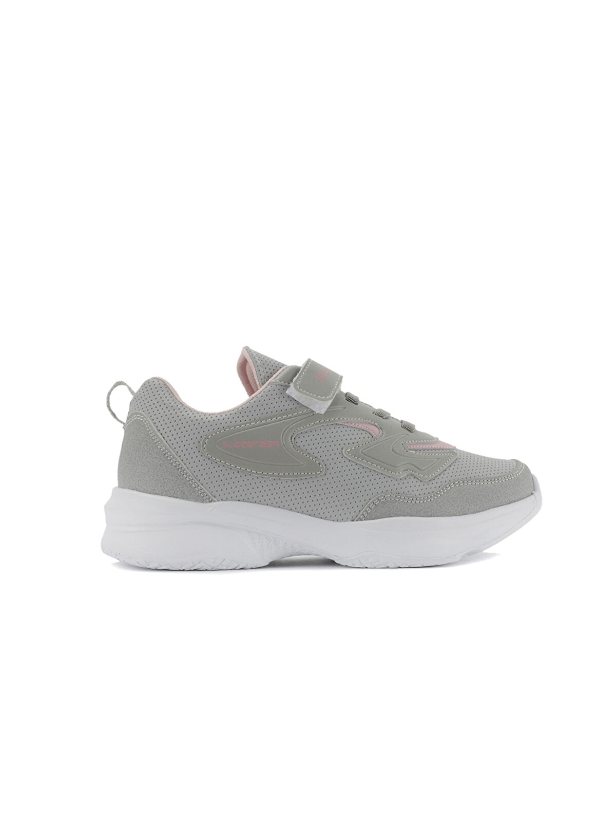 SLAZENGER File Detaylı Bağcık ve Cırt Cırtlı Kız Çocuk Aktif Spor Ayakkabı