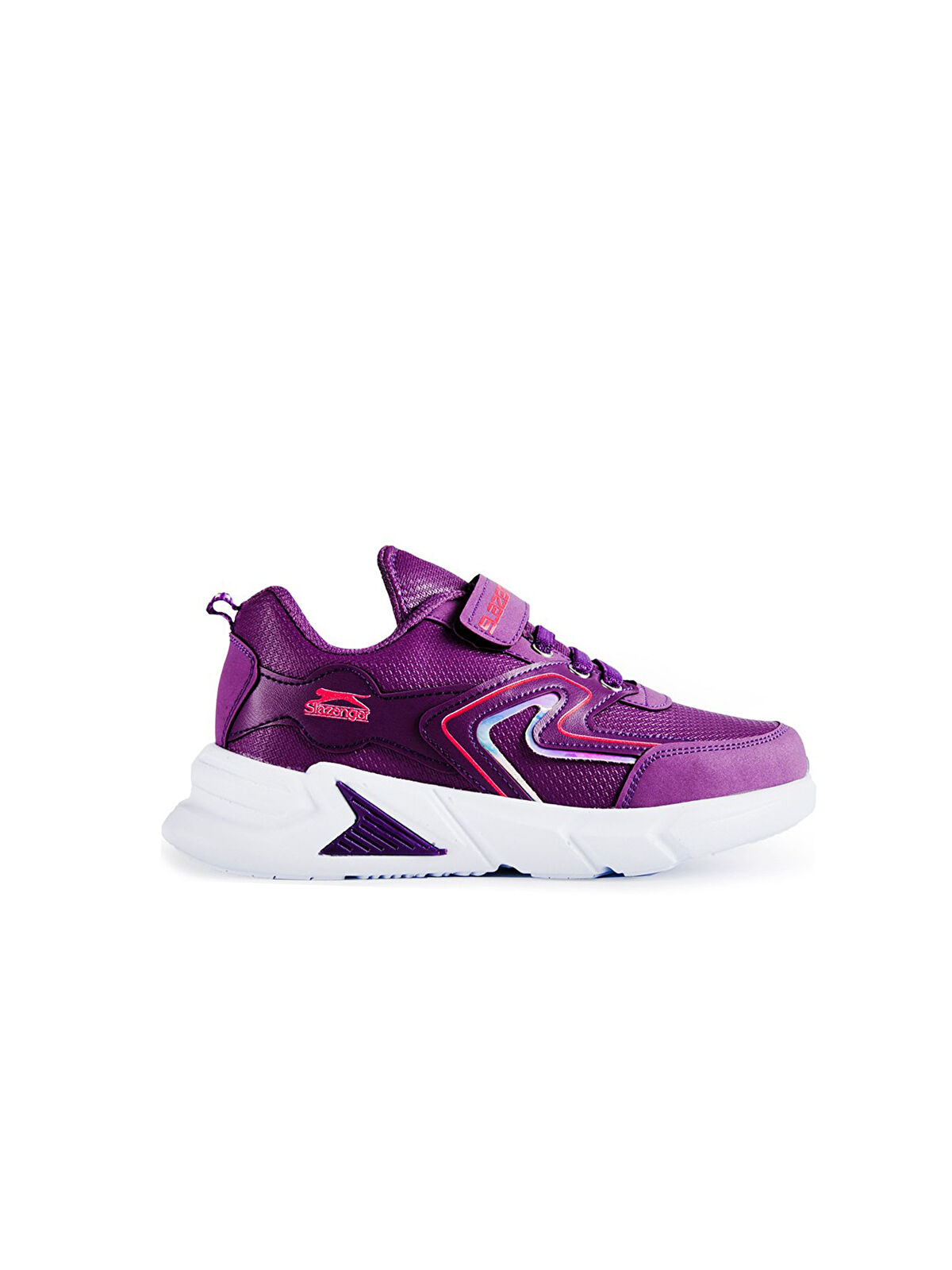 SLAZENGER Bağcık ve Cırt Cırtlı Kalın Taban Kız Çocuk Spor Ayakkabı