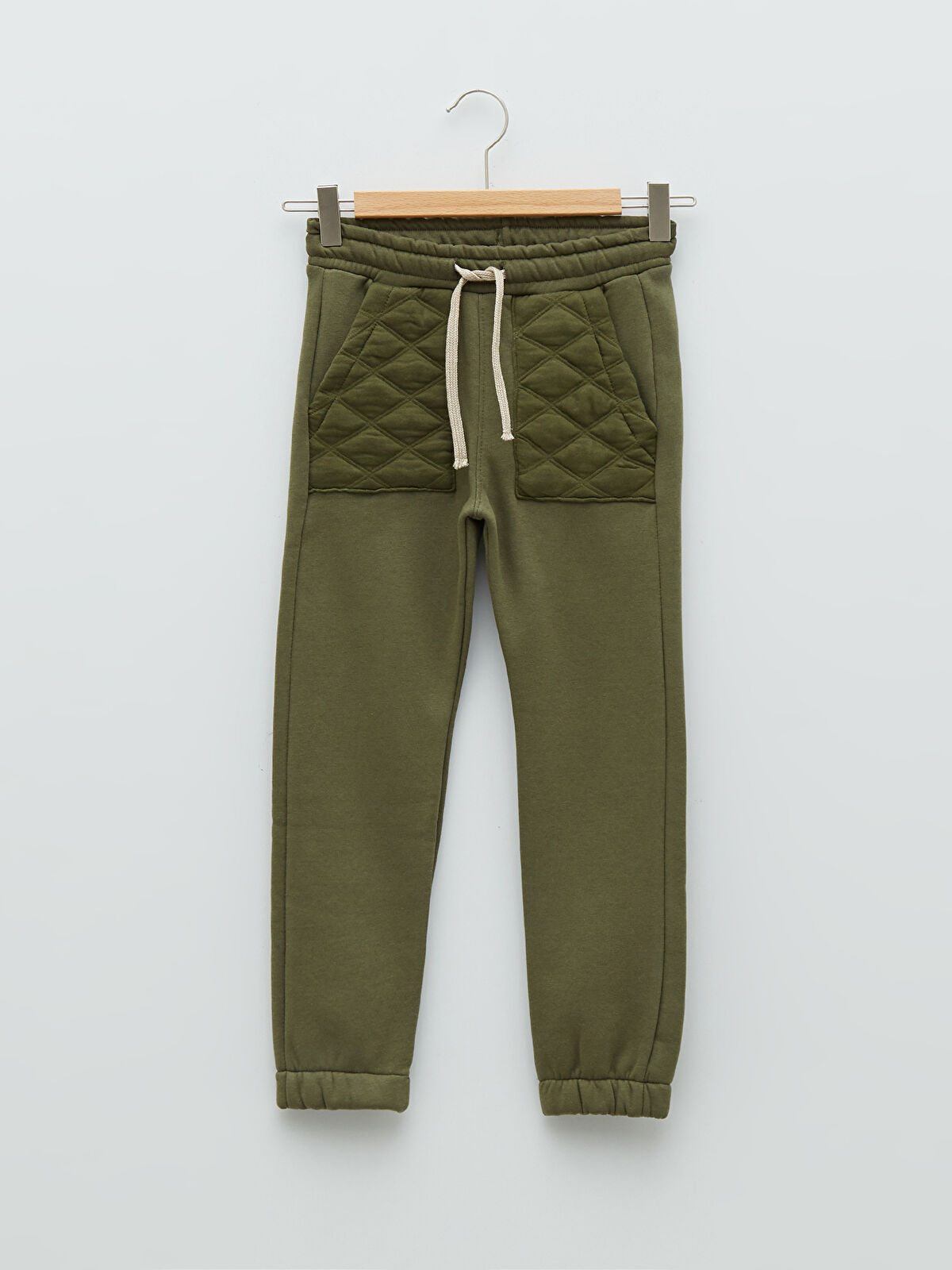 Beli Lastikli Kapitone Desenli Erkek Çocuk Jogger Eşofman Altı