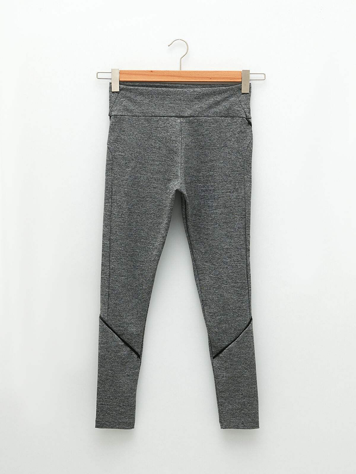 Büyük Beden Beli Lastikli Düz Kadın Tayt