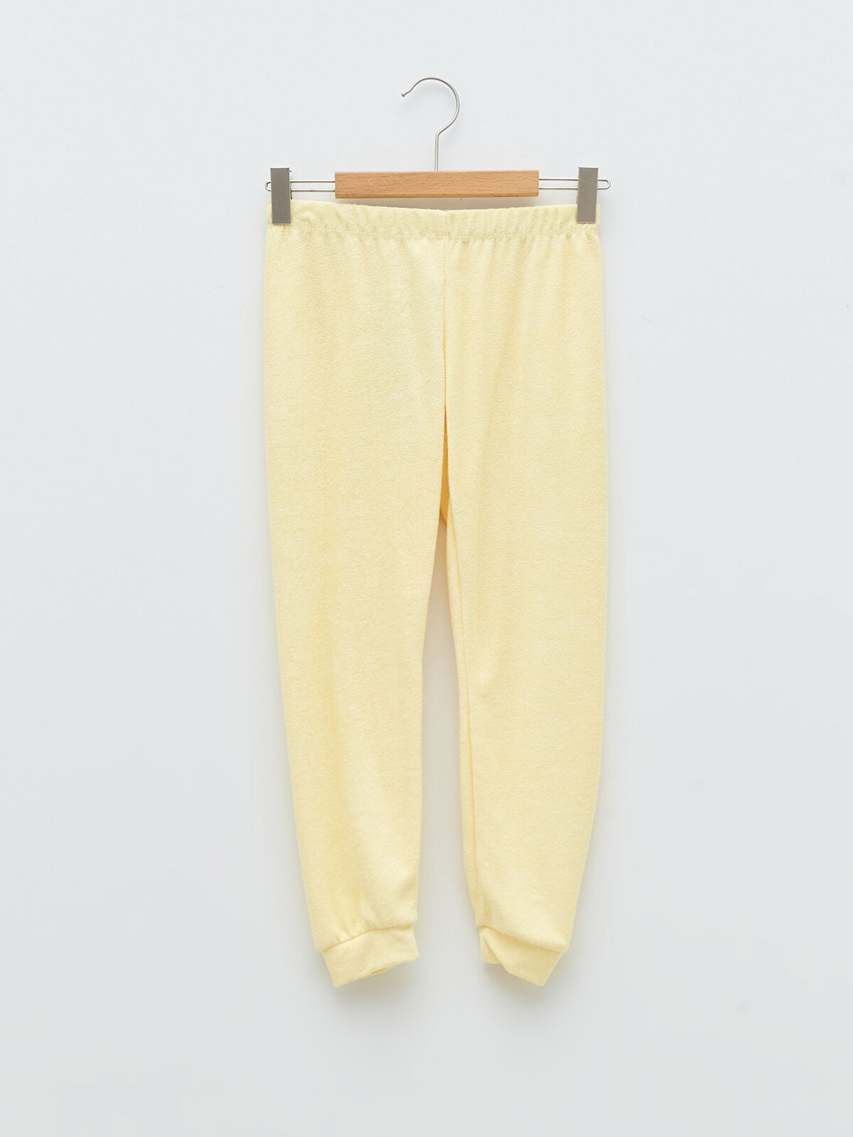 Beli Lastikli Basic Havlu Kız Çocuk Pijama Alt Beli Lastikli Basic Havlu Kız Çocuk Pijama Alt