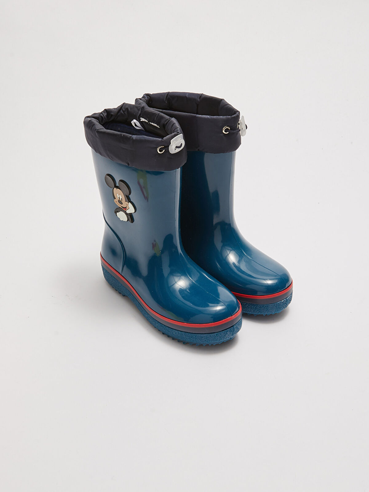 Mickey Mouse Lisanslı Elastik Bağcıklı Erkek Çocuk Yağmur Botu