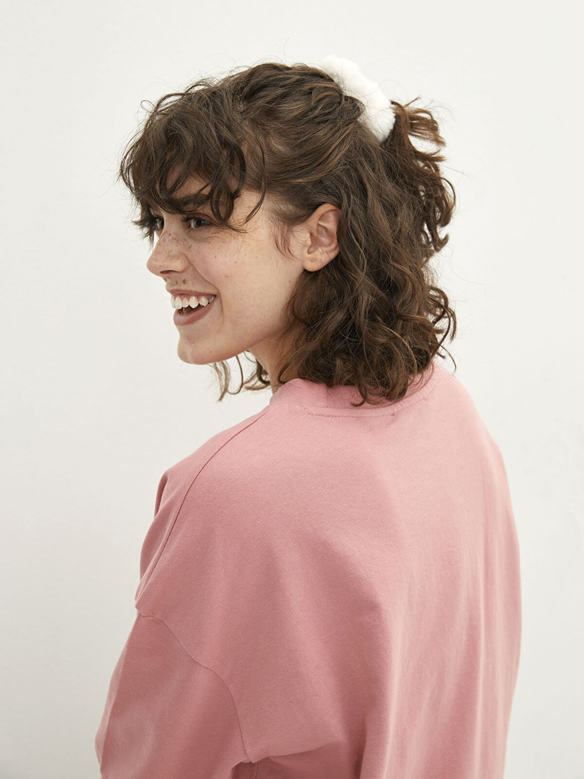 Pelüş Kadın Lastikli Saç Tokası 3'lü