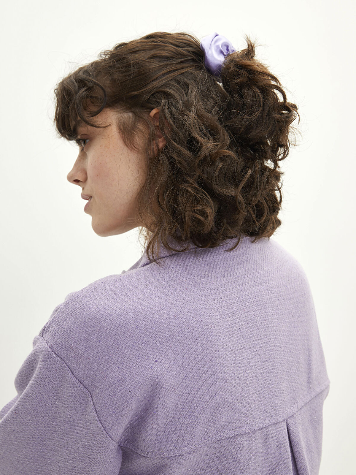 Saten Kadın Lastikli Saç Tokası 3'lü