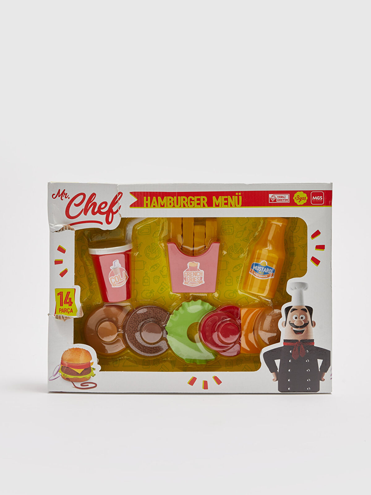 Kutulu Masterchef Hamburger Menü Oyun Seti Kutulu Masterchef Hamburger Menü Oyun Seti