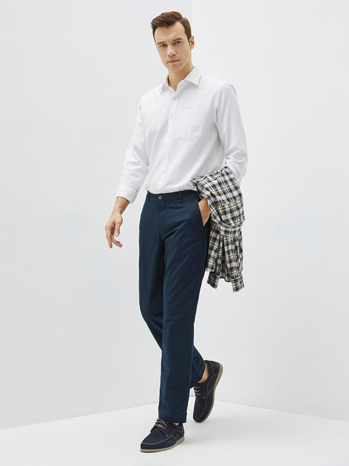 LCW CLASSIC Geniş Kalıp Erkek Chino Pantolon