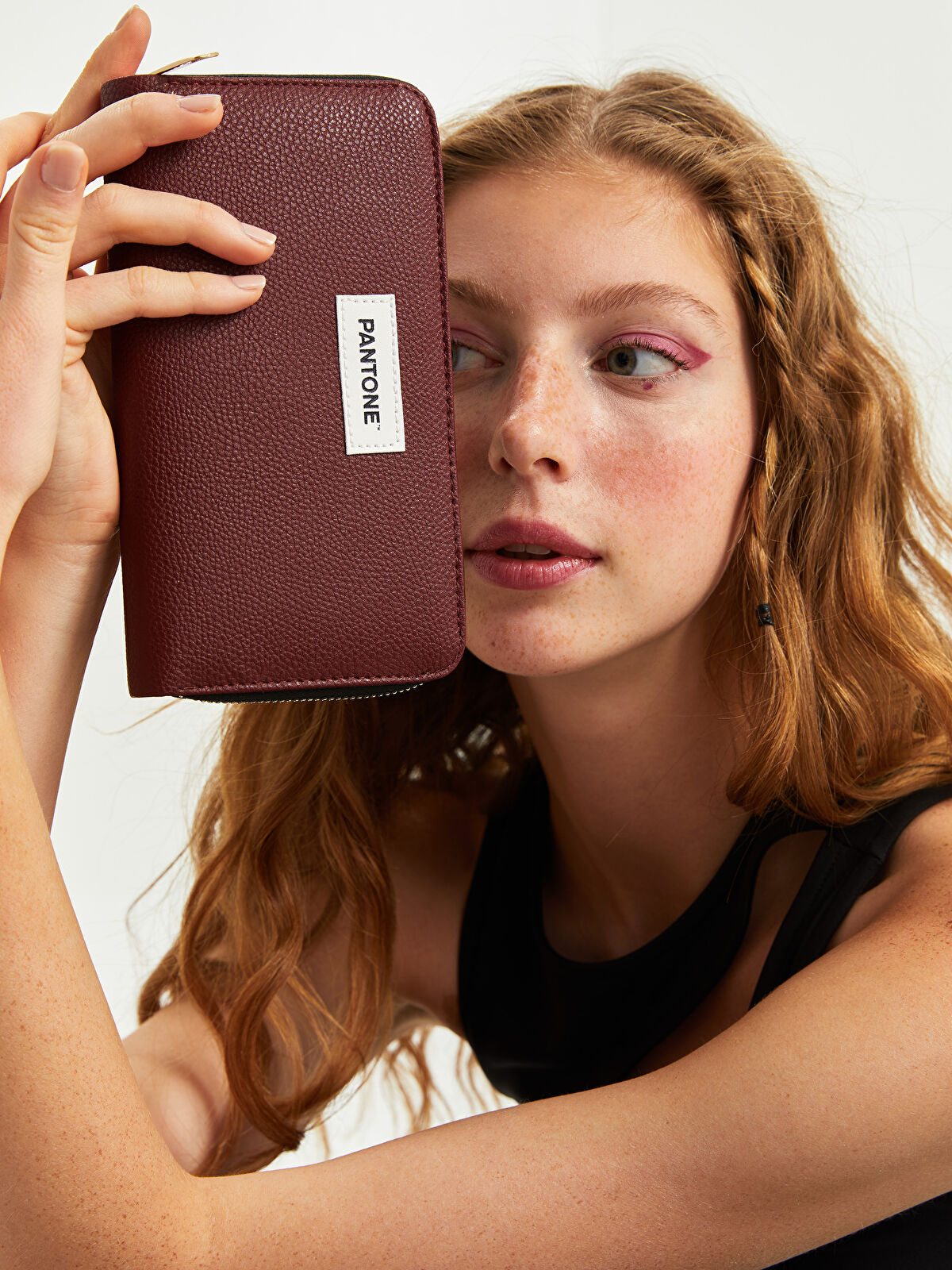 PANTONE X XSIDE Fermuarlı Kadın Cüzdan