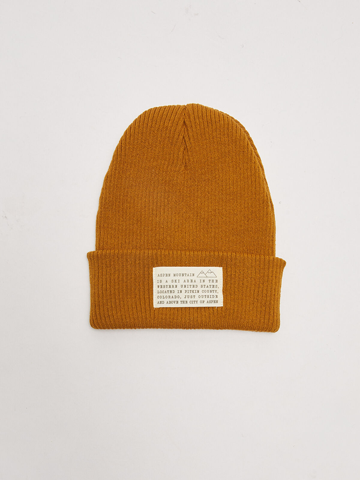 Erkek Çocuk Etiket Detaylı Triko Bere